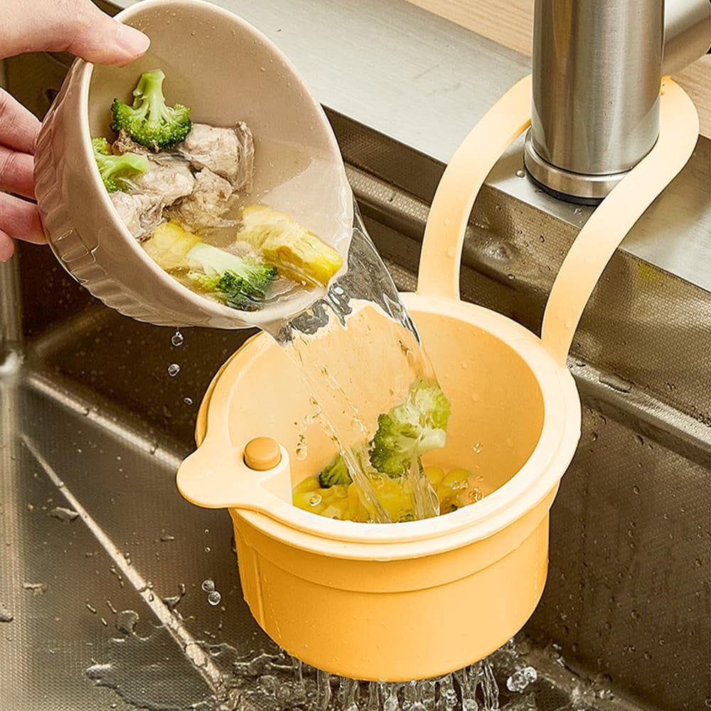 2025 Self-Cleaning Kitchen Sink Food Waste Catcher Faucet Hanging ...