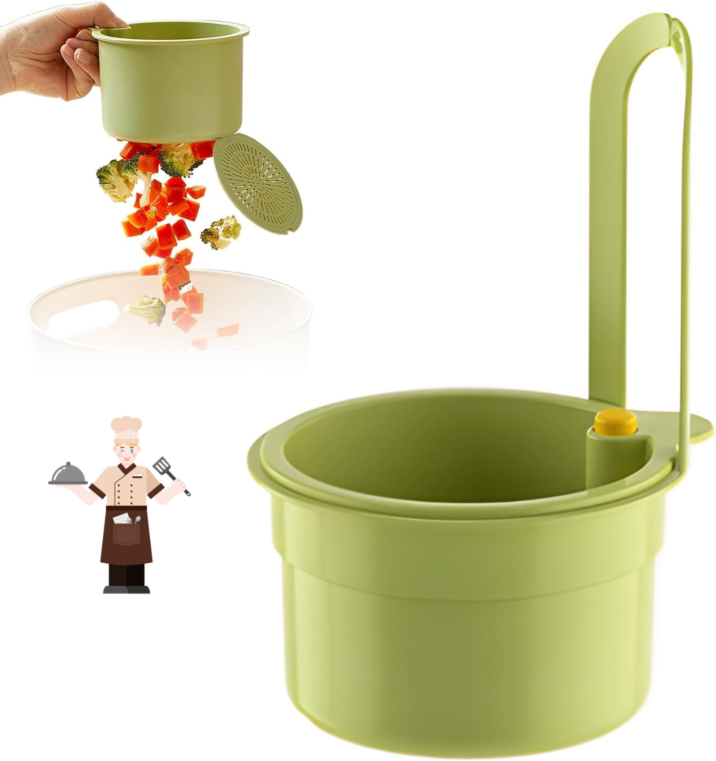 2025 Self-Cleaning Kitchen Sink Food Waste Catcher Faucet Hanging, New ...