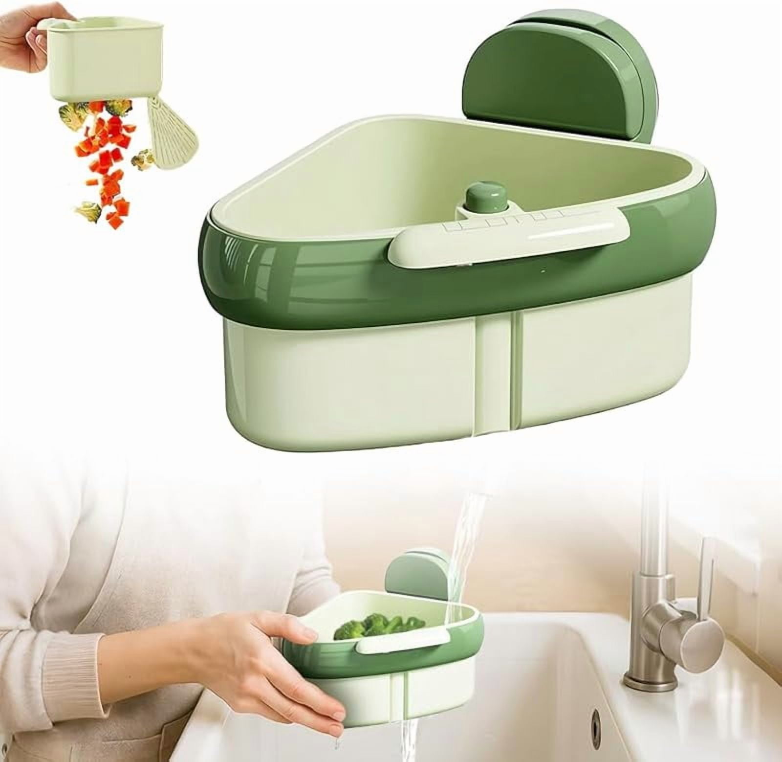 2025 Self-Cleaning Kitchen Sink Food Waste Catcher Faucet Hanging,Press ...