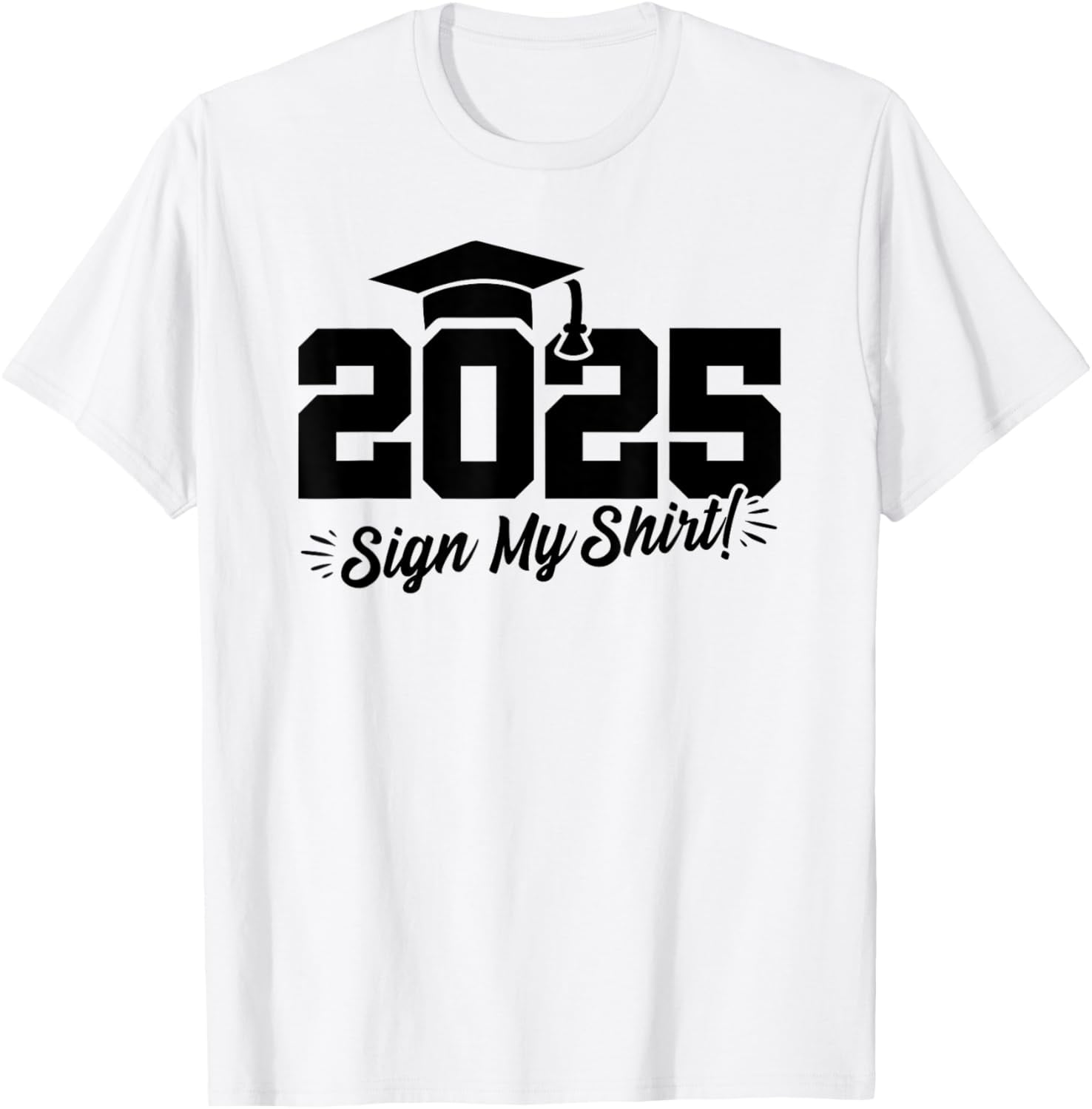 2025 Senior Graduation - Autograph Shirt - Class of 2025 T-Shirt ...