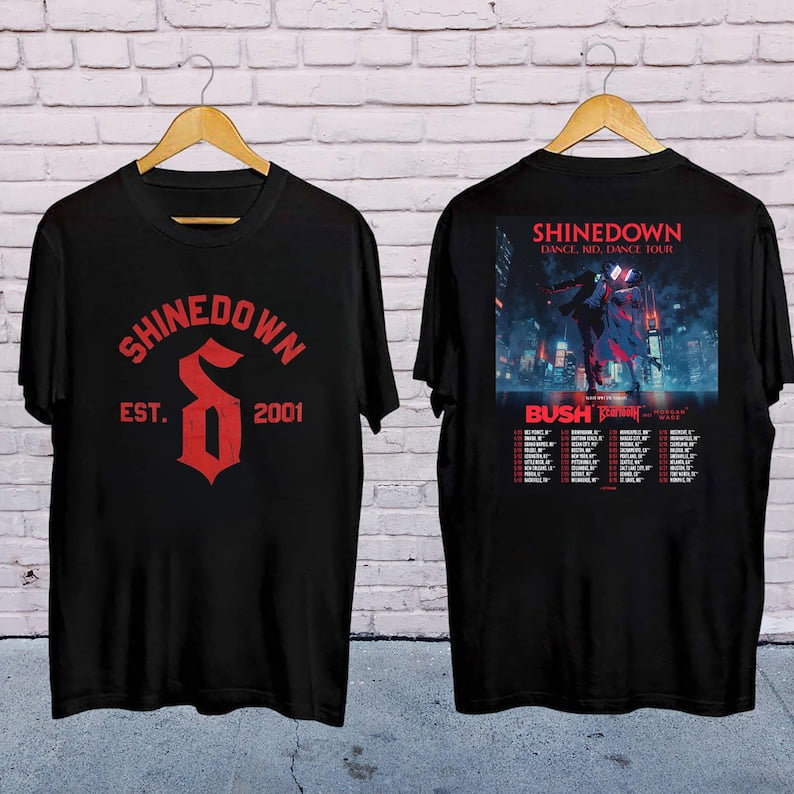2025 Shinedown Dance Kid Dance Tour Shirt, Shinedown Band Logo Shirt ...