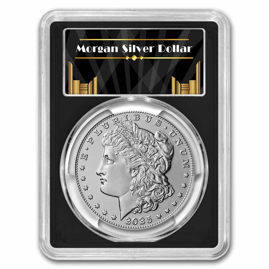 2025 Silver Morgan Dollar MS-70 PCGS (FDI, Black Label) - Walmart.com