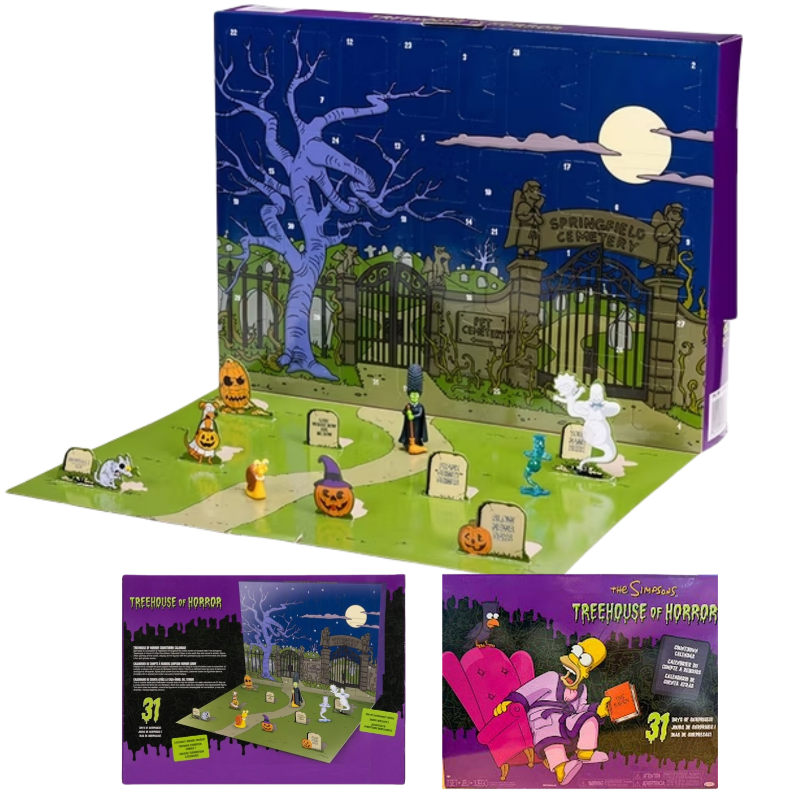 2025 Simpsons Treehouse of Horror Countdown Calendar - 30 Day Halloween ...