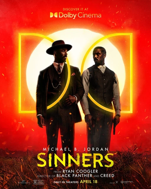 2025 Sinners Movie Poster Michael B Jordan Hailee Steinfeld Miles Caton ...