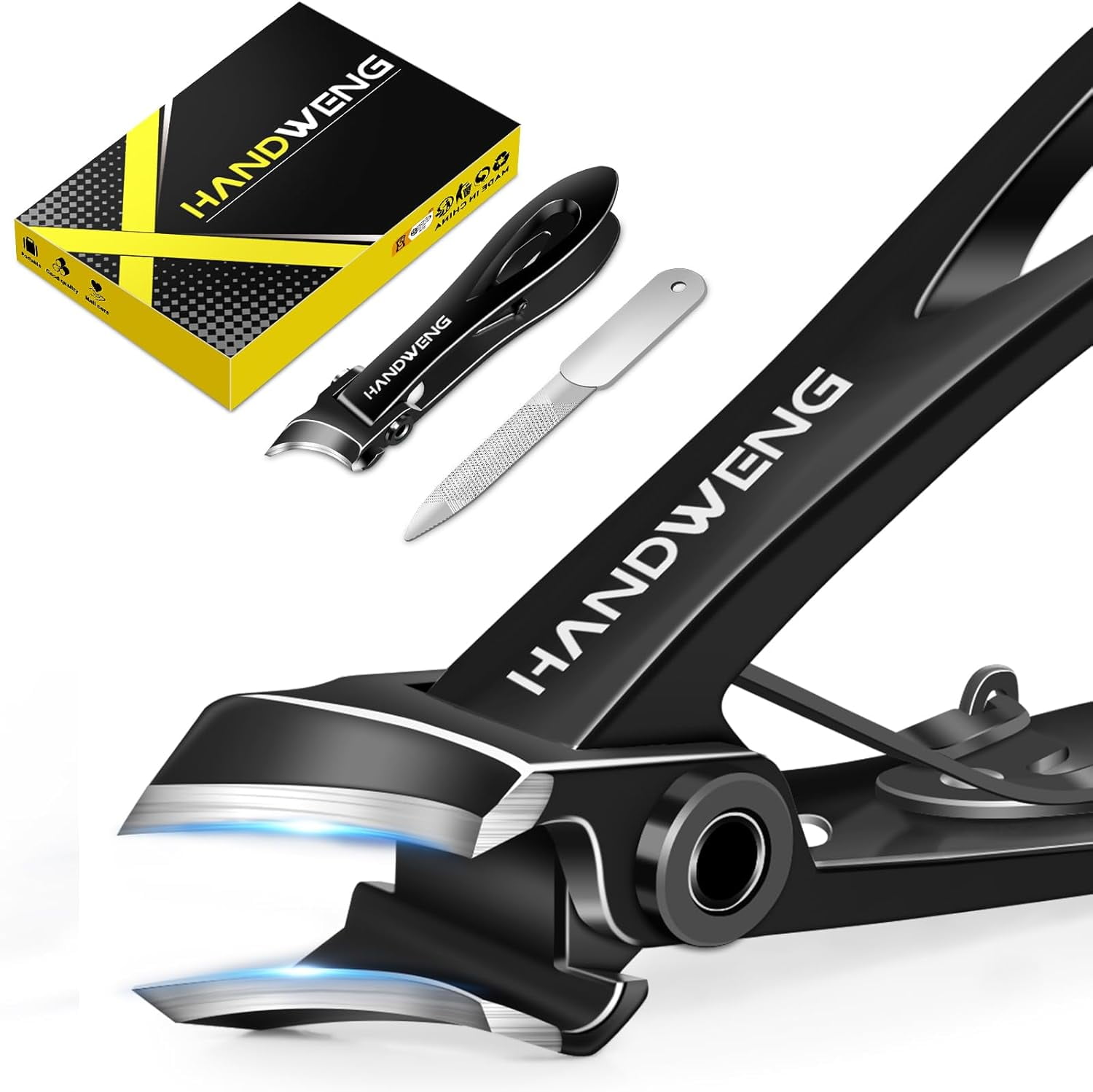 2025 Slanted Nail Clippers for Men Thick Toenails, Toe Nail Clippers ...