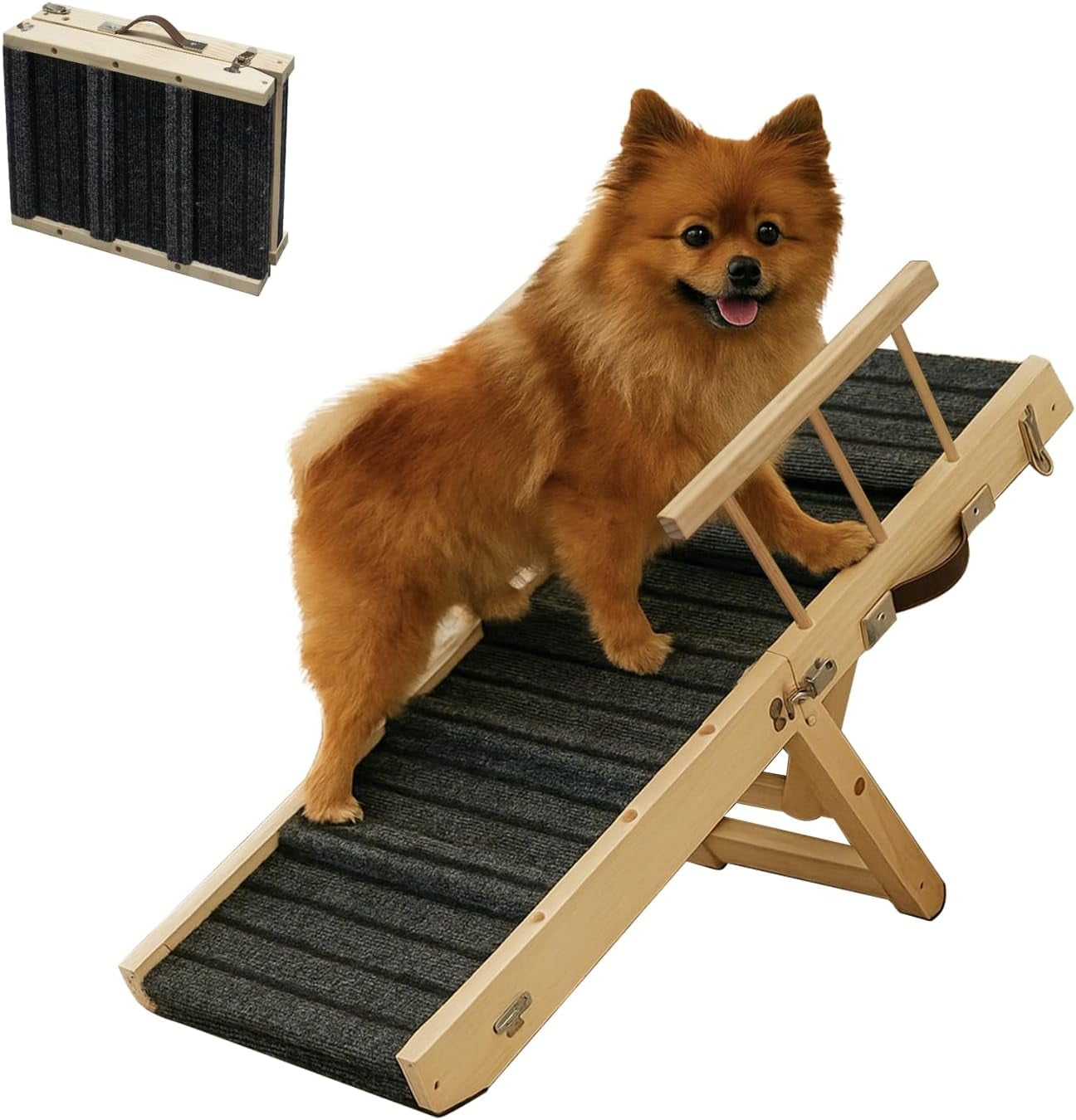 2025 Small Dog Ramp for Small Dogs Cat with Removable Safety Side Rails ...