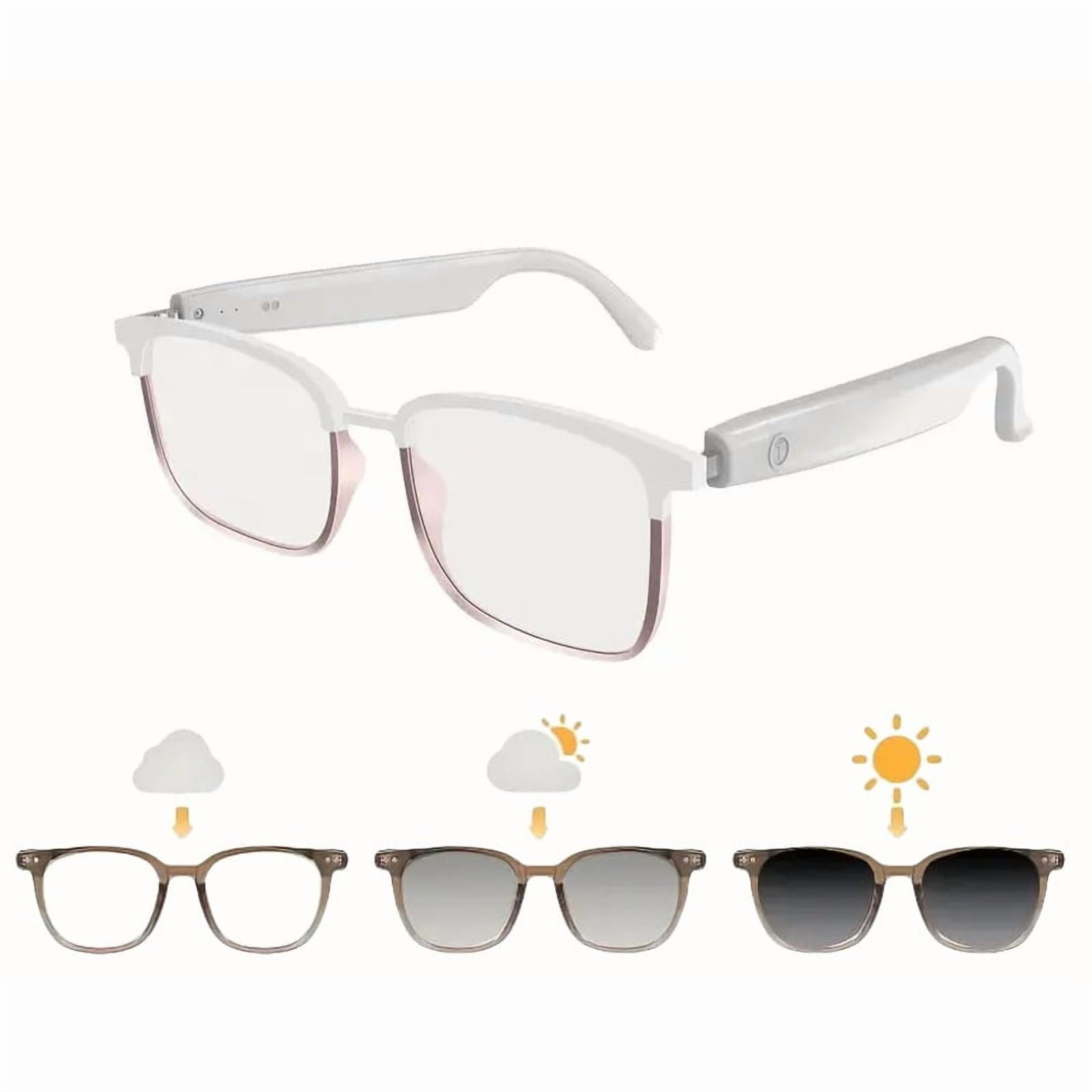 2025 Smart Glasses, Auto-Dimming Lenses, Touch Control, Built-in Mic ...