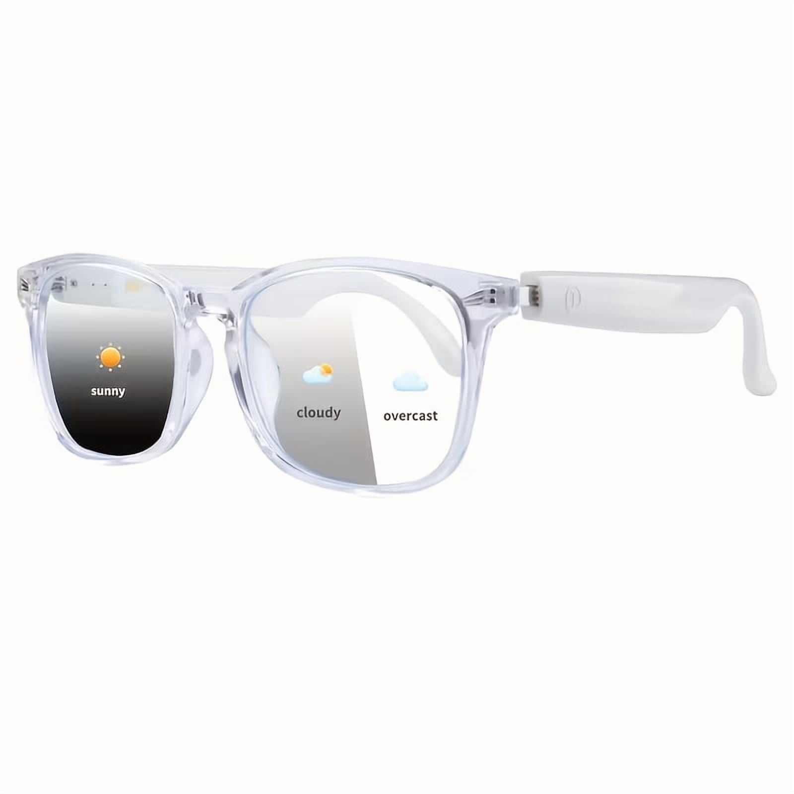 2025 Smart Glasses, Auto-Dimming Lenses, Touch Control, Built-in Mic ...