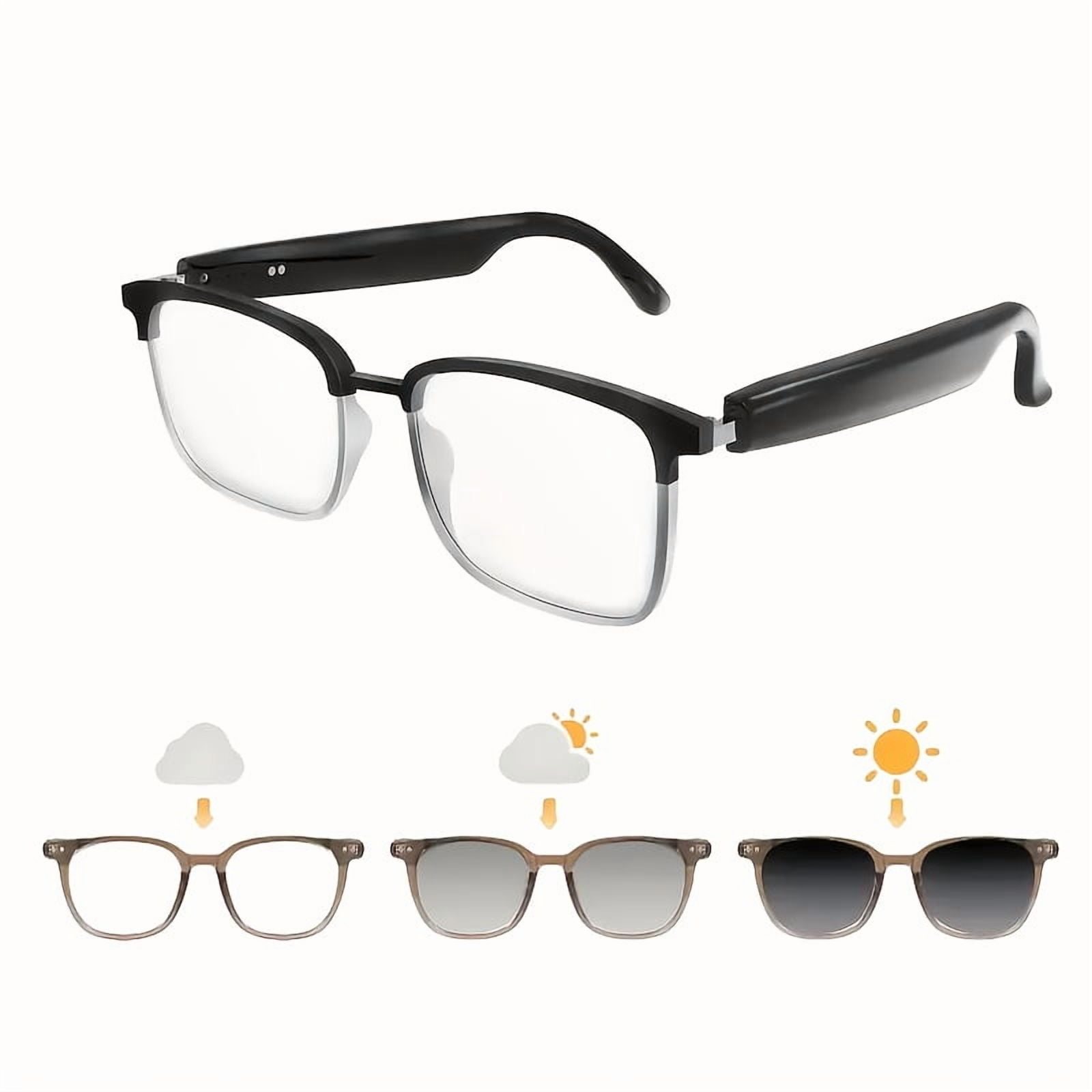 2025 Wireless Smart Glasses, Auto-Dimming, Touch Control, HD Audio ...