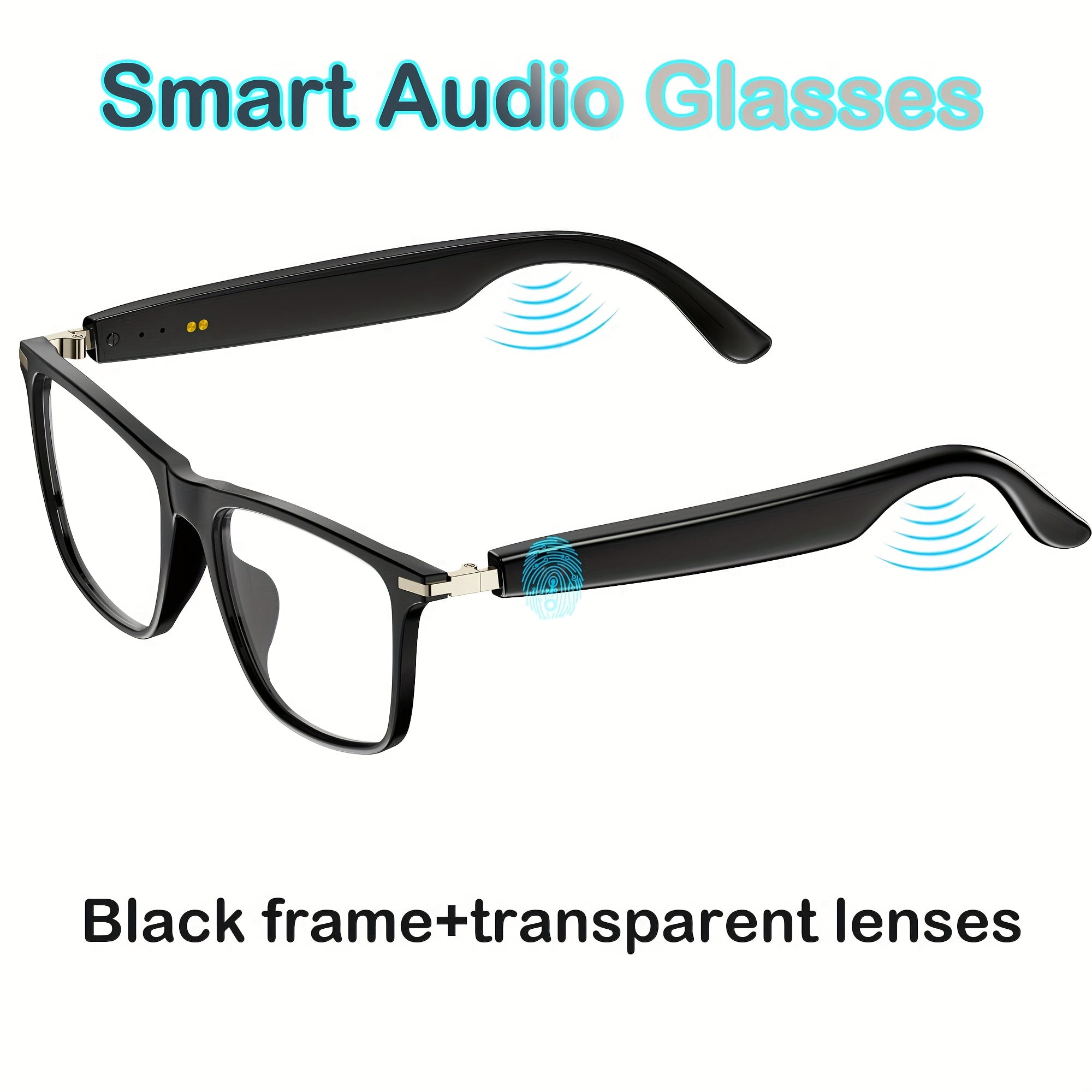 2025 Smart Glasses: Ultra Battery, Sweatproof, Wireless Music & Calls ...