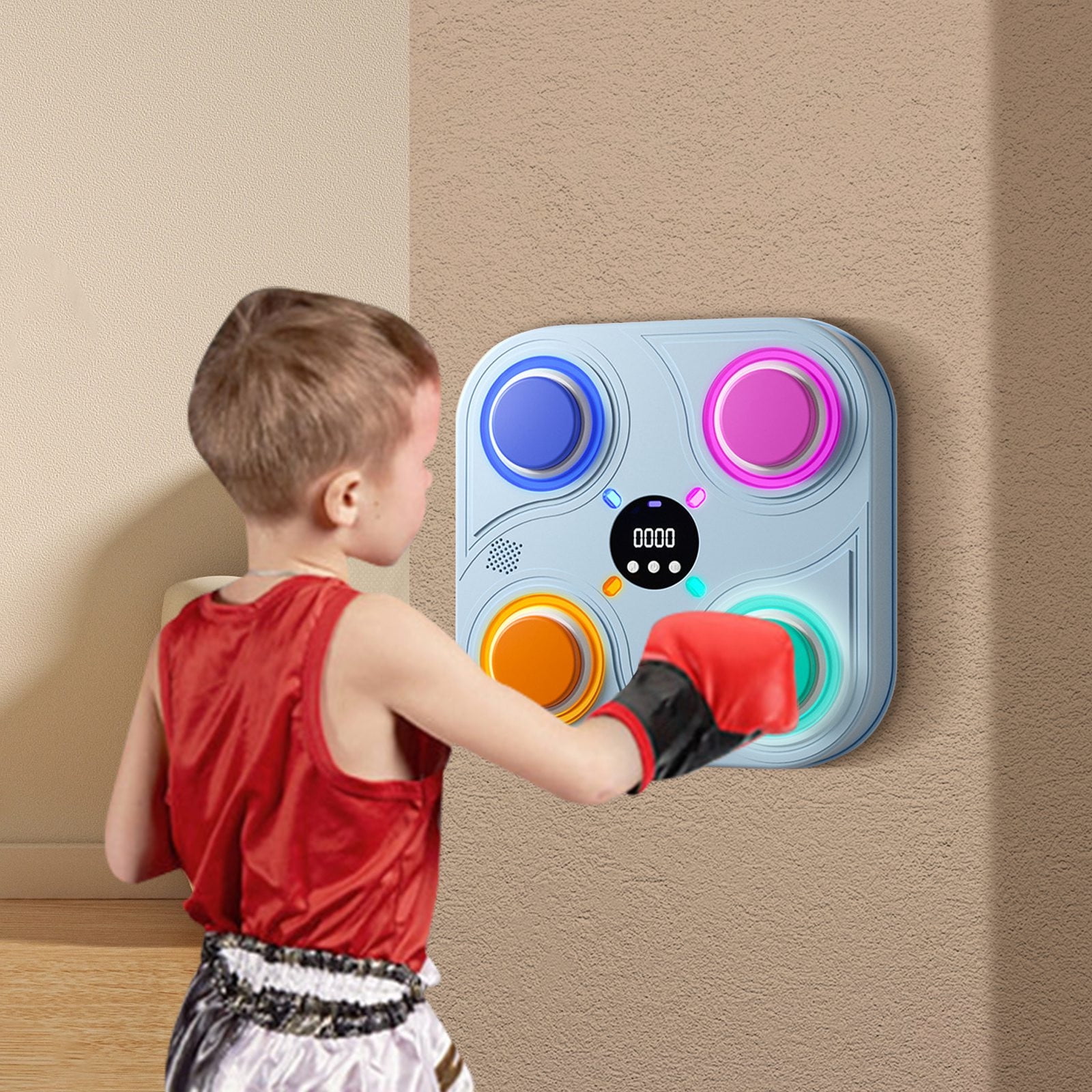 2025 Smart Music Boxing Target,Boxing Target for Kids Wall-Mounted ...