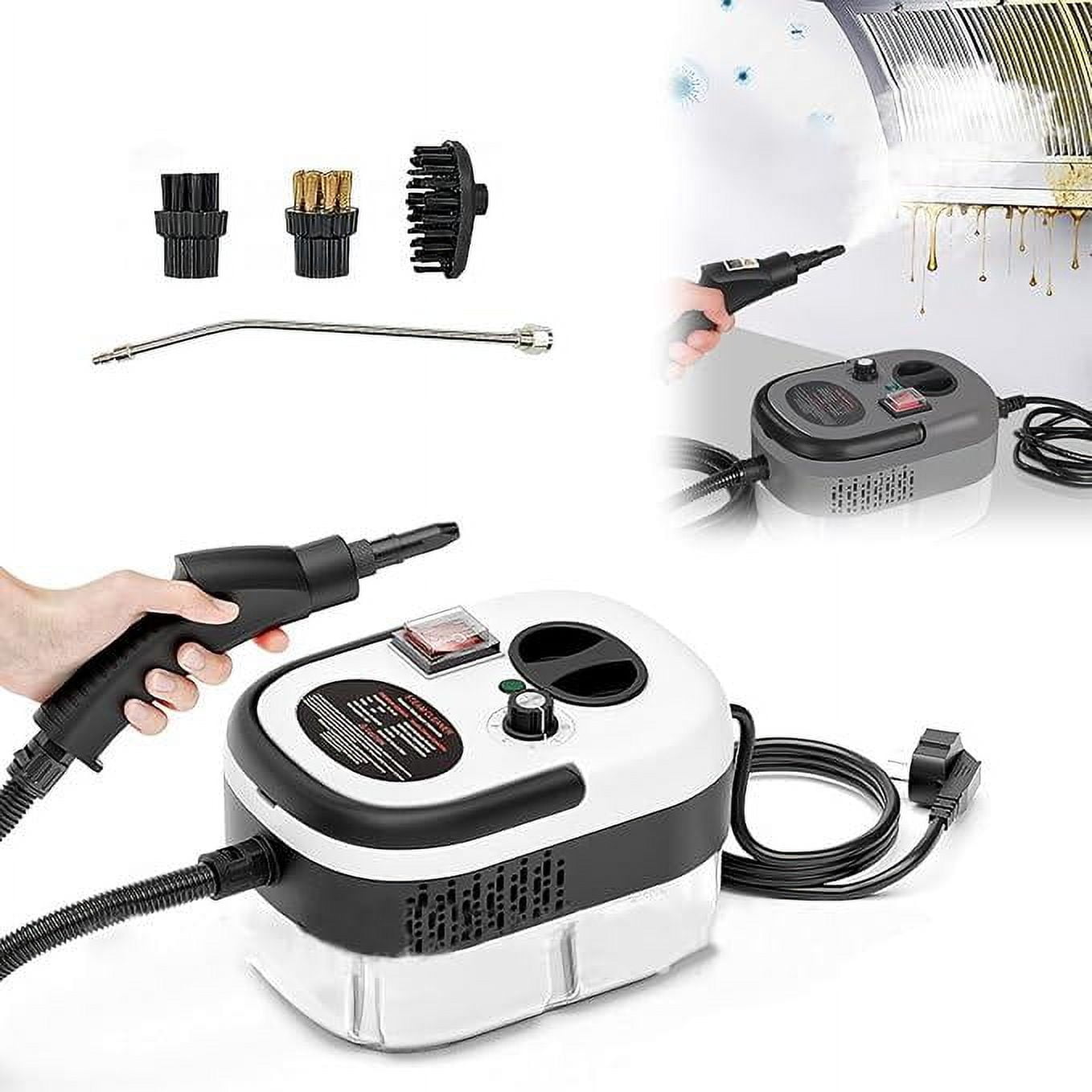 2025 Smart Steam Cleaner - 180°C Turbo Steam, 12 Accessories + 2m Hose, 1.2L Tank - for Car ...