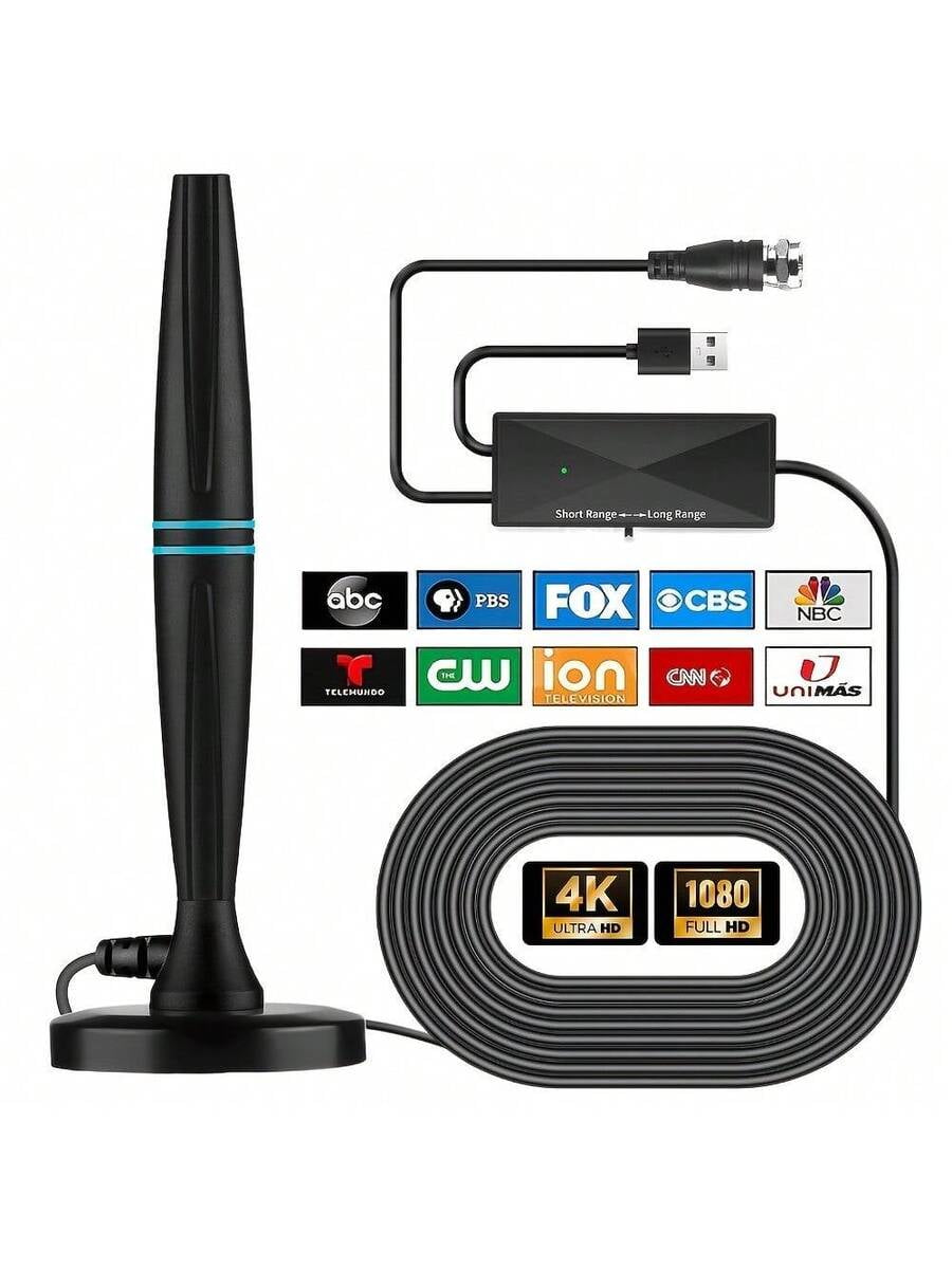 2025 Smart TV Antenna 4K 1080P UHD HDTV Reception, Amplifier with ...