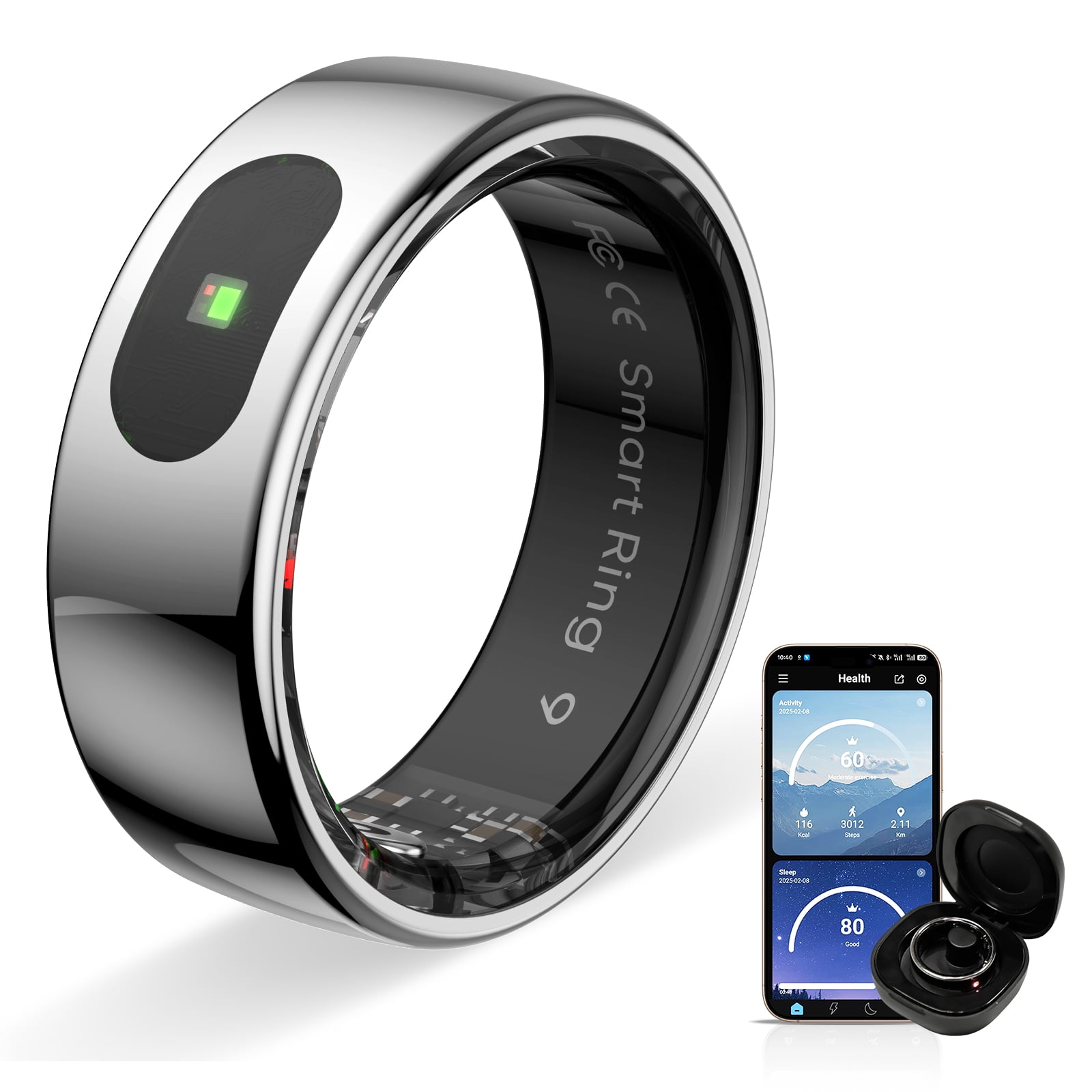 2025 Smart ring With touch, Sleep, Fitness Record, Wearable, Unisex ...