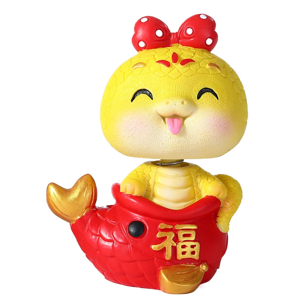 2025 Snake New Years Figurines Statue Handcraft Resins Snake Decoration ...