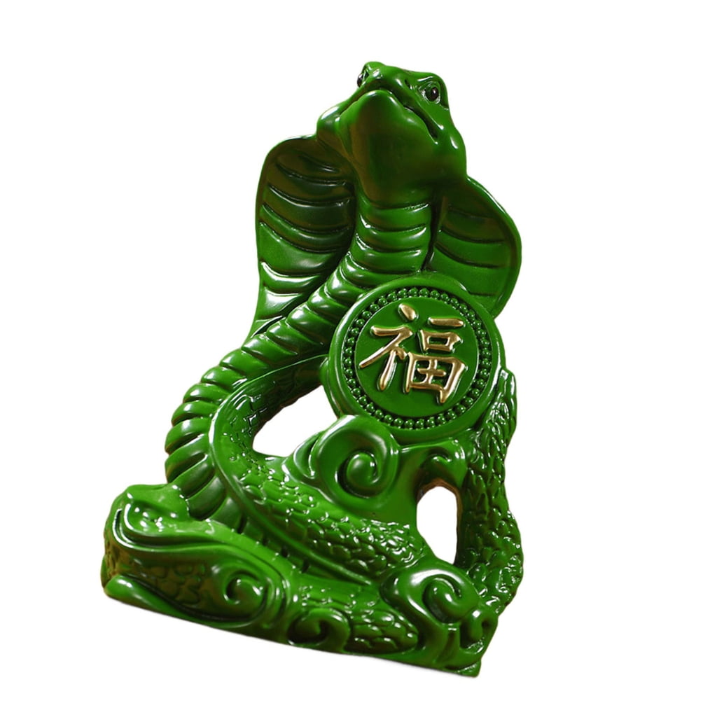 2025 Snake Statue Chinese Snake Years Tabletop Wooden Snake Statue ...
