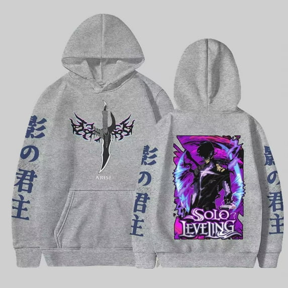 2025 Solo Leveling Anime Hoodie cool and flashy street fightting Man ...
