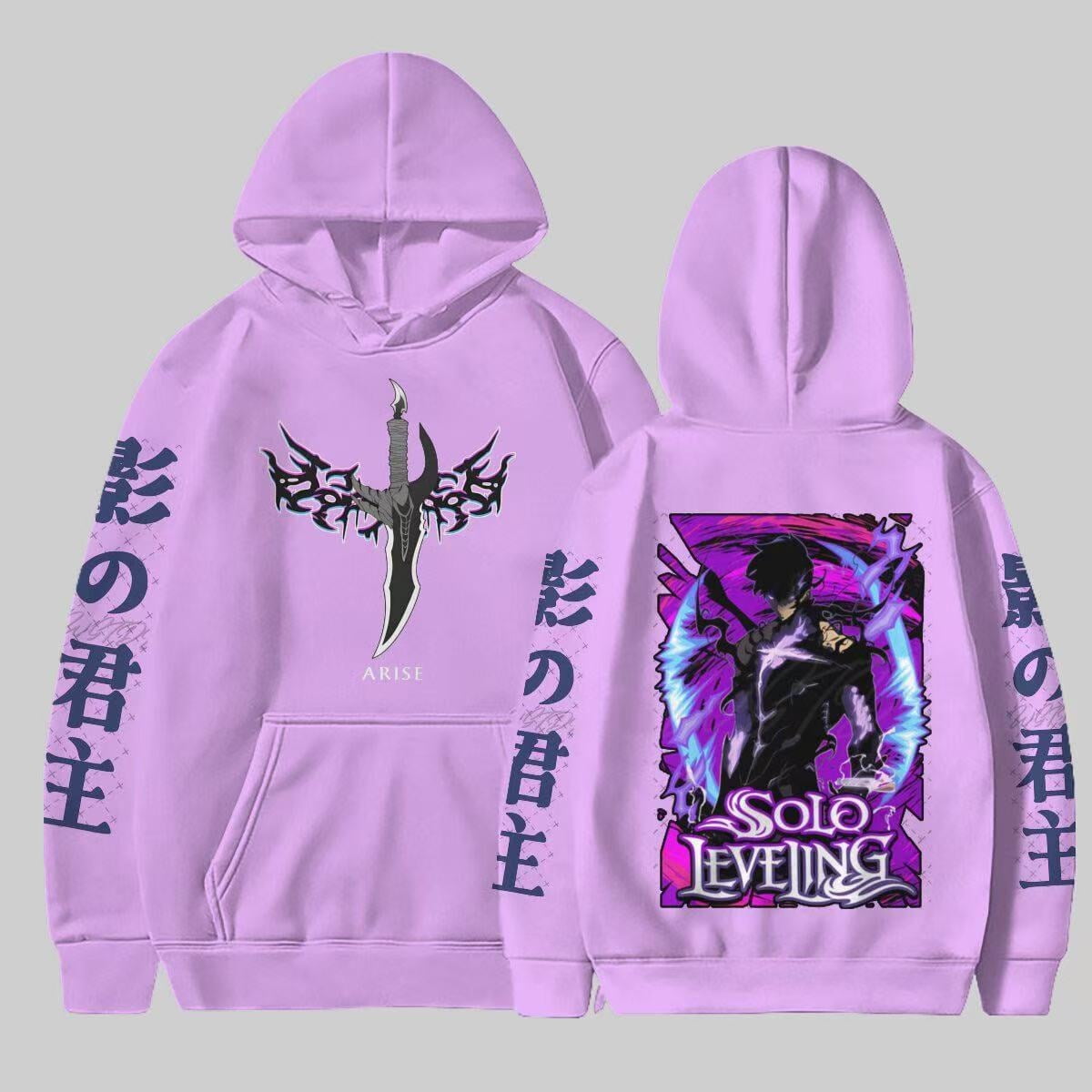 2025 Solo Leveling Anime Hoodie cool and flashy street fightting Man ...