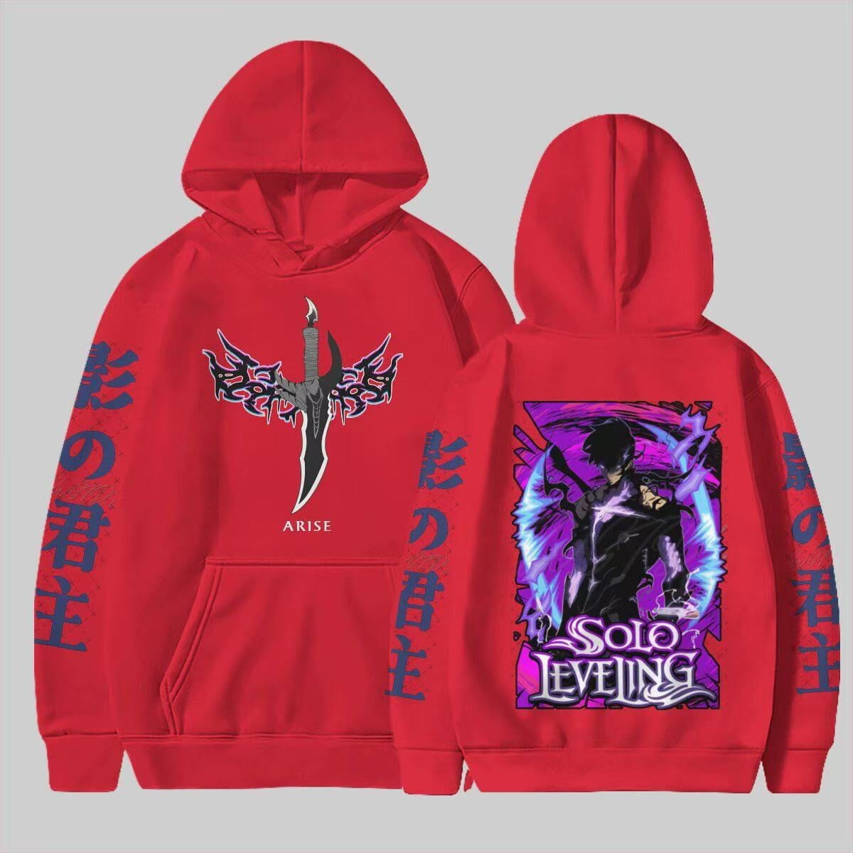 2025 Solo Leveling Anime Hoodie cool and flashy street fightting Man ...