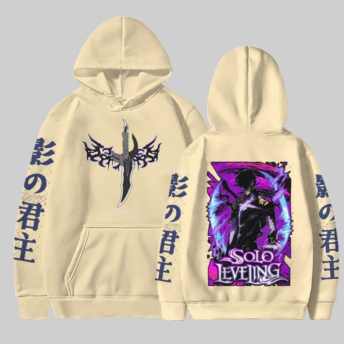 2025 Solo Leveling Anime Hoodie cool and flashy street fightting Man ...