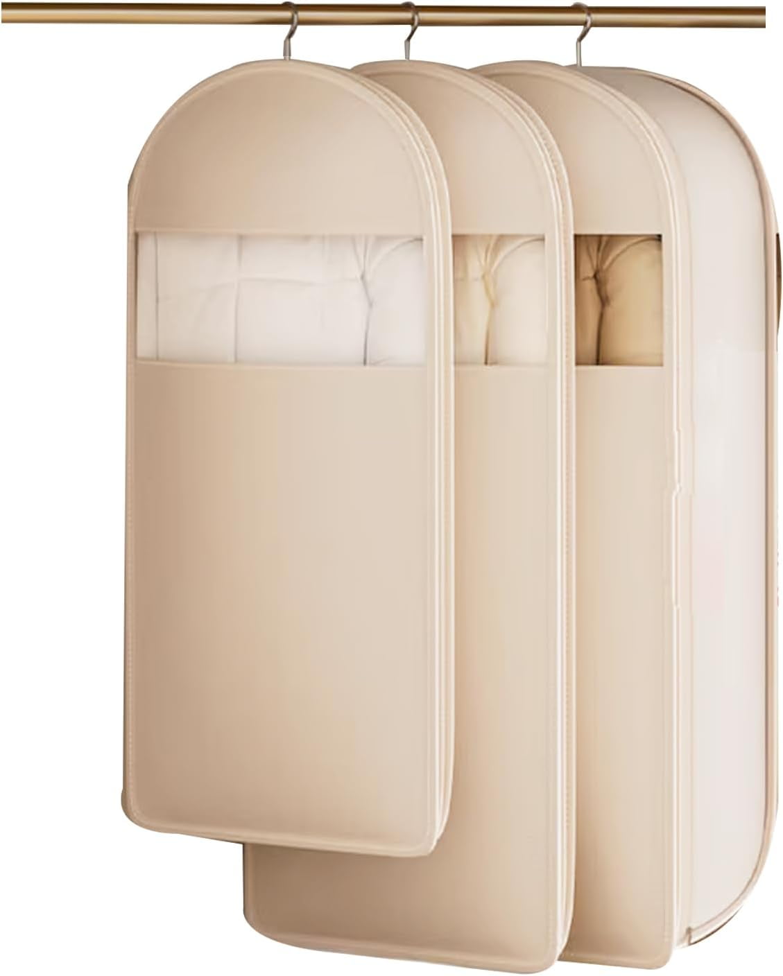 2025 Space Saving Hanging Garment Bag With Self Compression Zipper ...