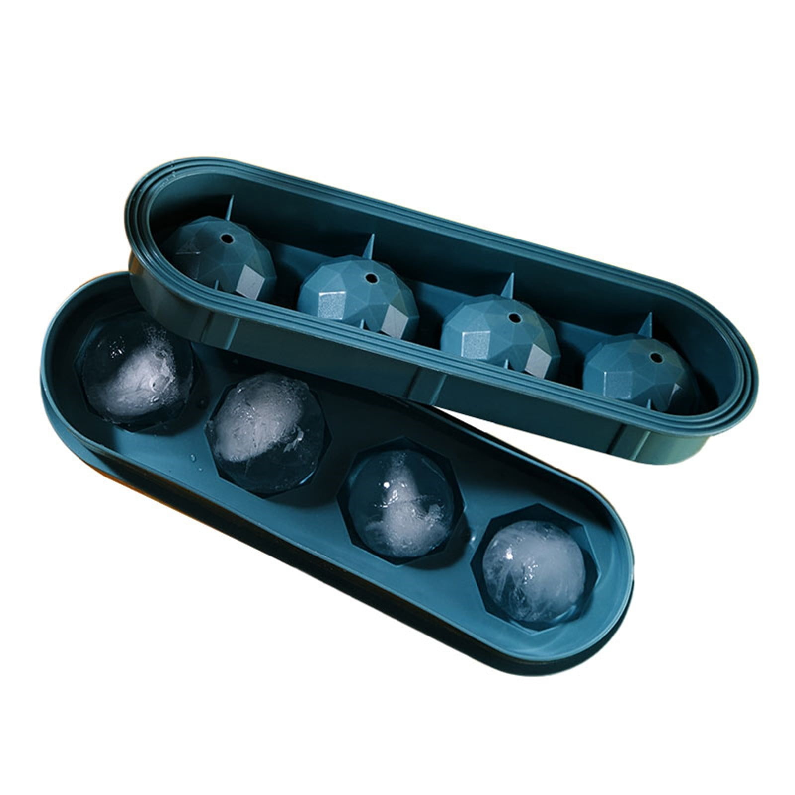 2025 Special Deals! NEGJ Ice Mold Tray Silicone Basketball-Shaped Cake ...