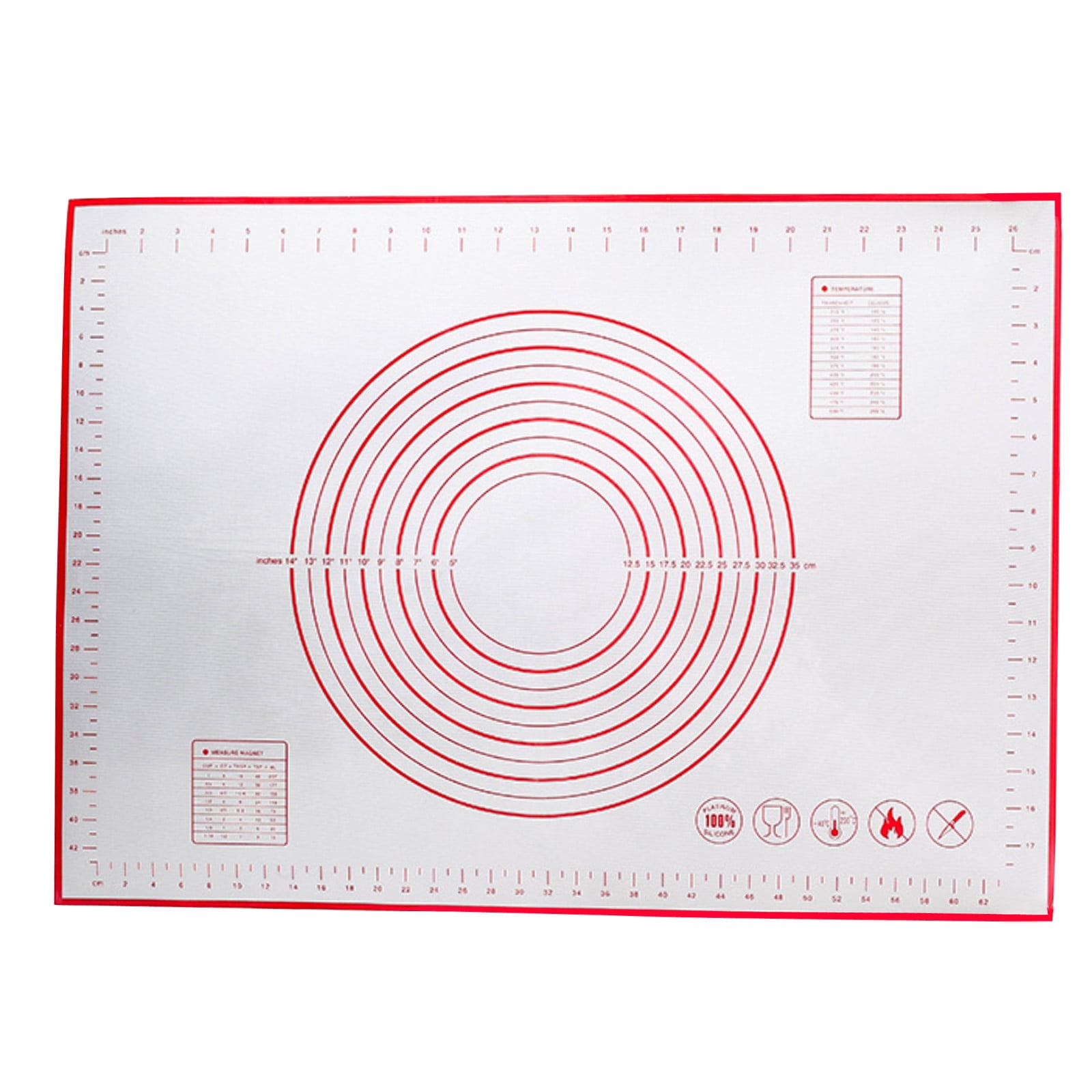 2025 Special Deals! NEGJ Stick Mat Dough Mat Silicone Rolling Non Cake ...