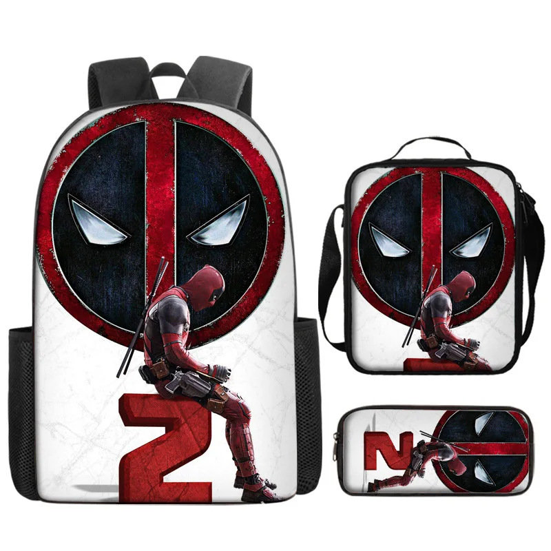 2025 Spider Hero Man School Backpack,16 Inch 3 Pcs Super Hero Back to ...