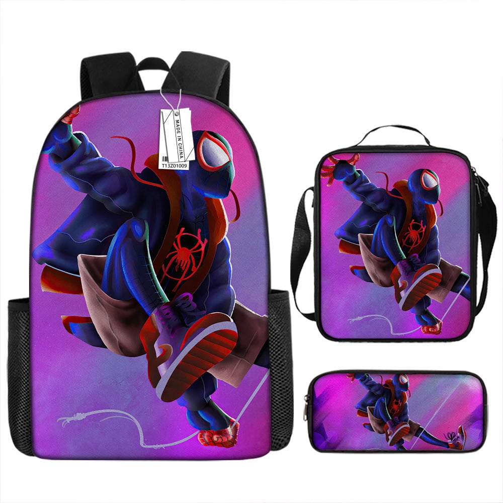 2025 Spider Hero Man School Backpack, 9 Inch Super Hero Back to School ...