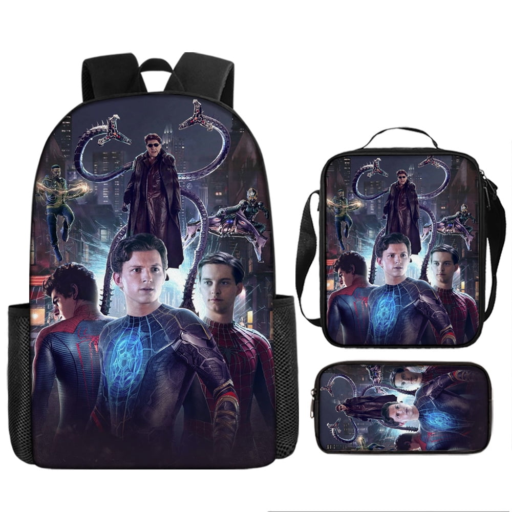 2025 Spider Hero Man School Backpack, 9 Inch Super Hero Back to School ...