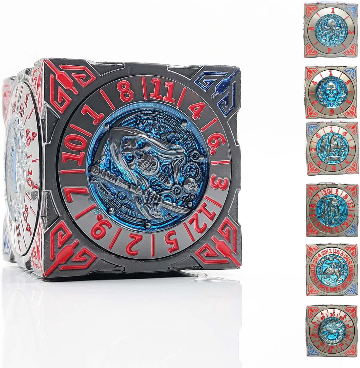 2025 Spinner DND Dice 6 Sided Spinner DND Dice - Metal 7-in-1 Cool Role ...