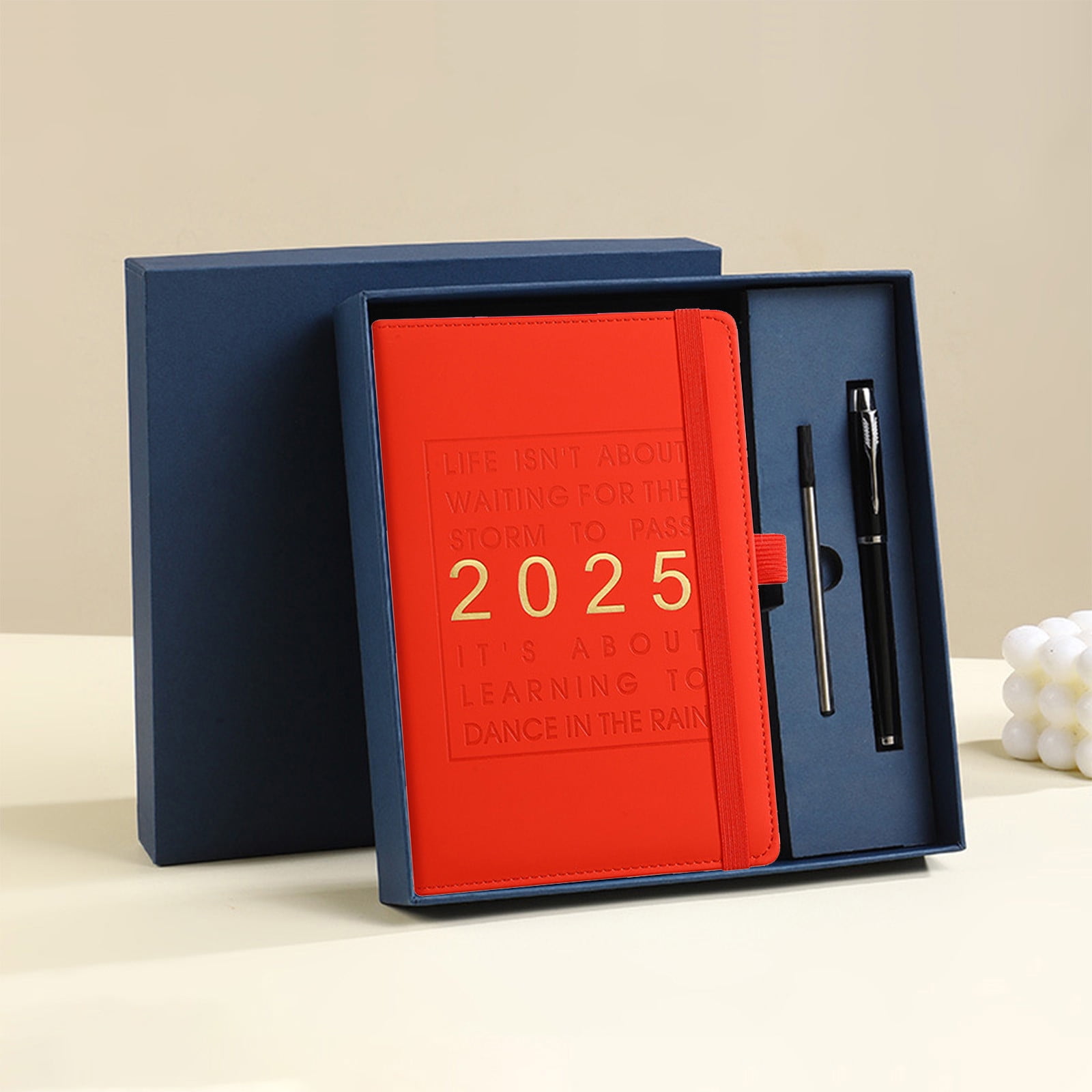 2025 Sprial Agenda Notebook 365 Days Daily Program Management Record ...