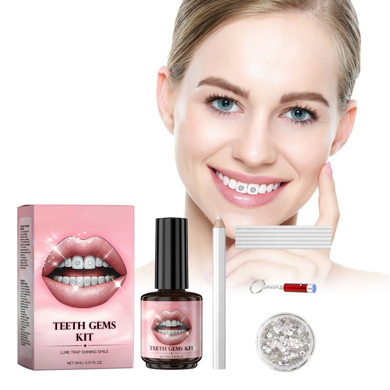 2025 Spring Sales! Denture, 15ML Glamorous Makeover: DIY Teeth ...