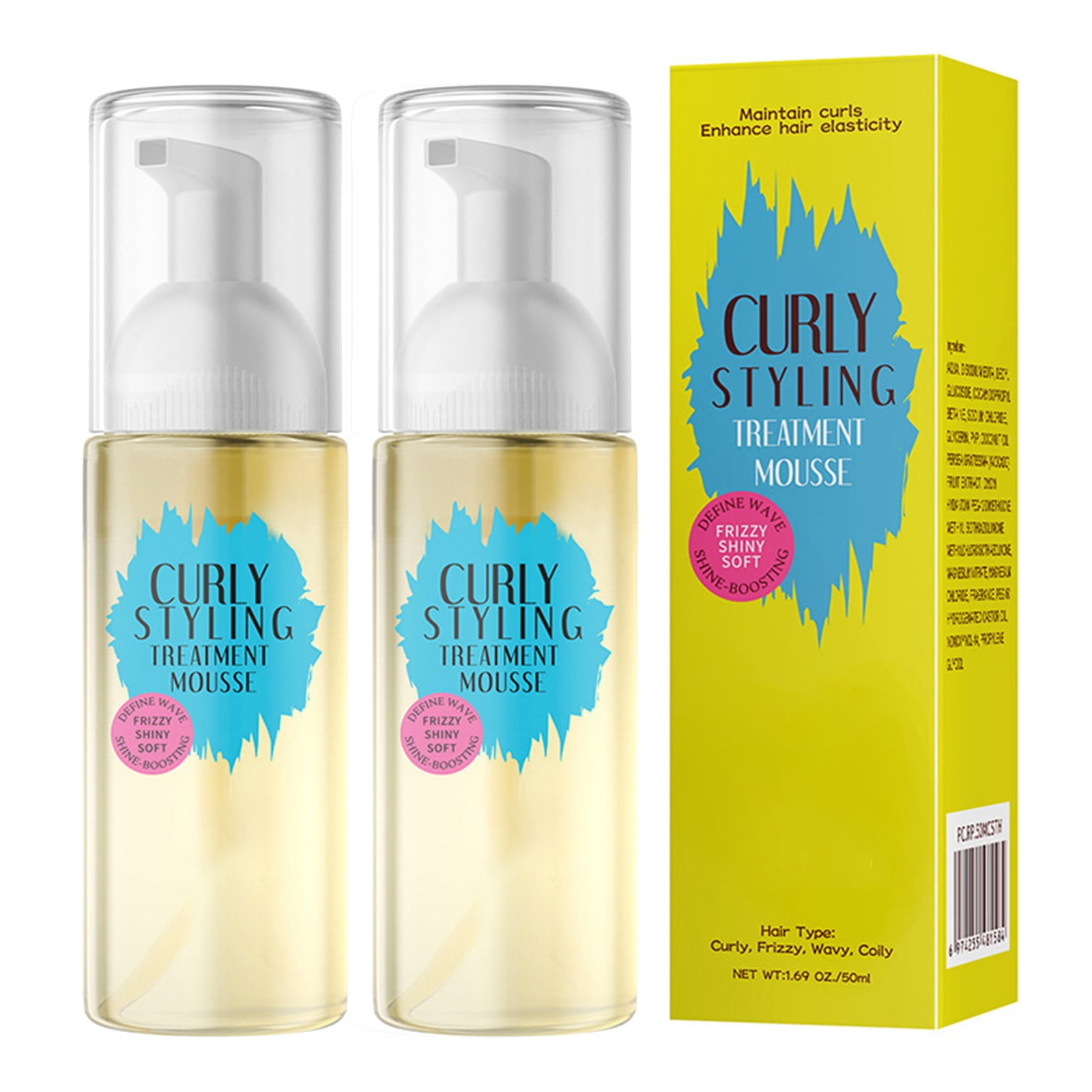 2025 Spring Sales! HairCare, Flexible Hold Coconut Milk Foam Foam For ...