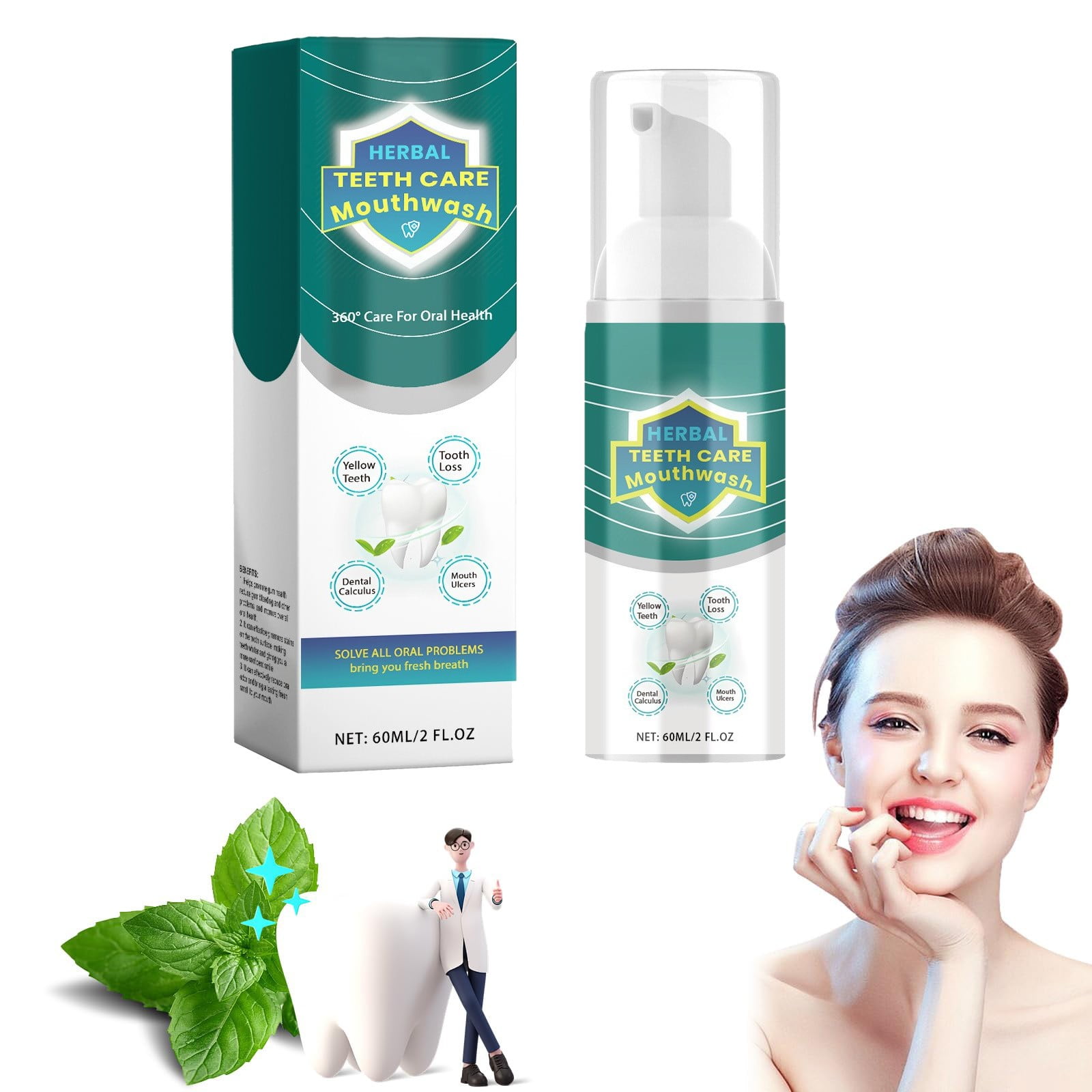 2025 Spring Sales! Toothcare, Teeth Total Care Mouthwash 2024 New Teeth ...