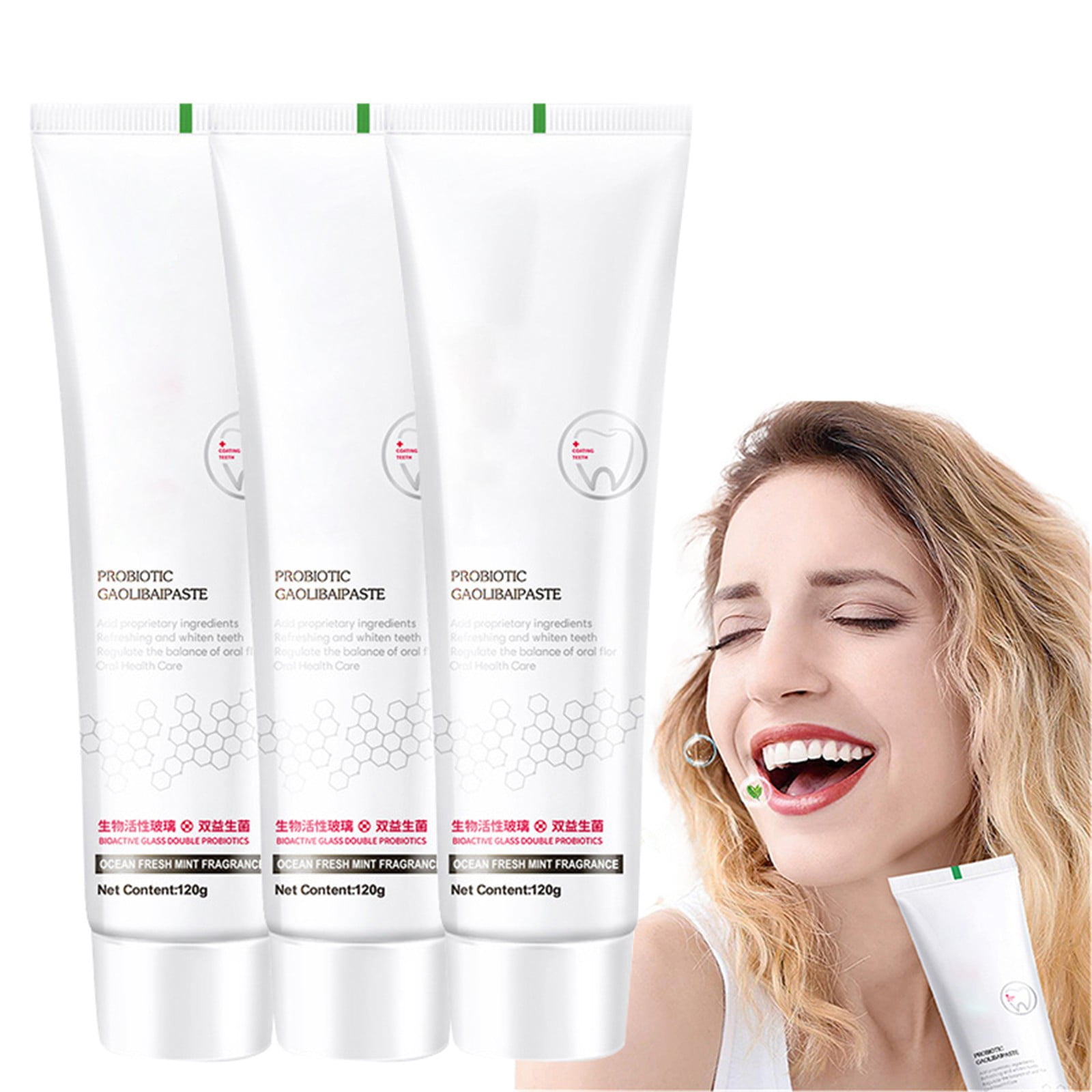 2025 Spring Sales! Toothpaste, Probiotic Toothpaste Fresh Flavor 120g ...