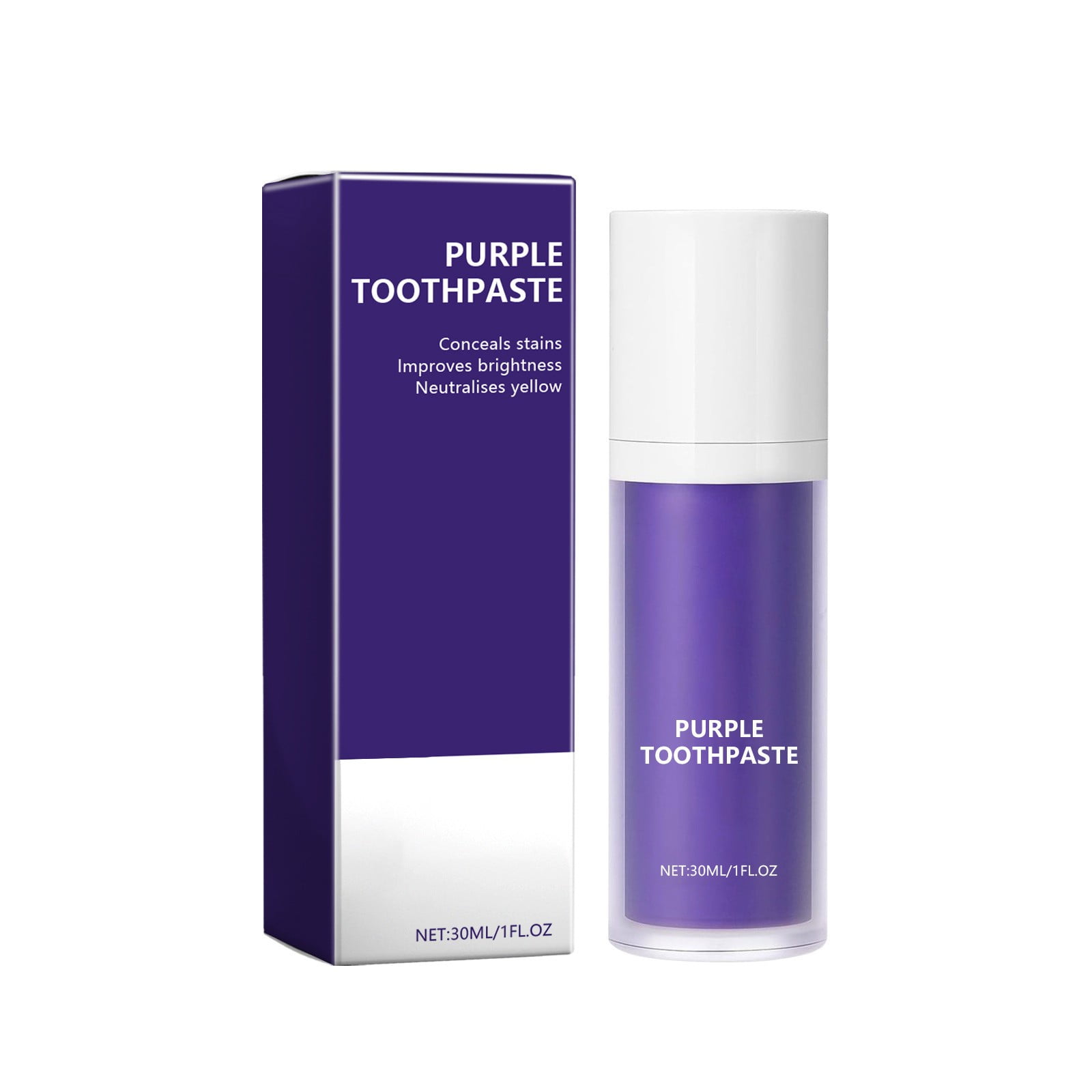 2025 Spring Sales! Toothpaste, Purple Toothpaste For Teeth Purple ...