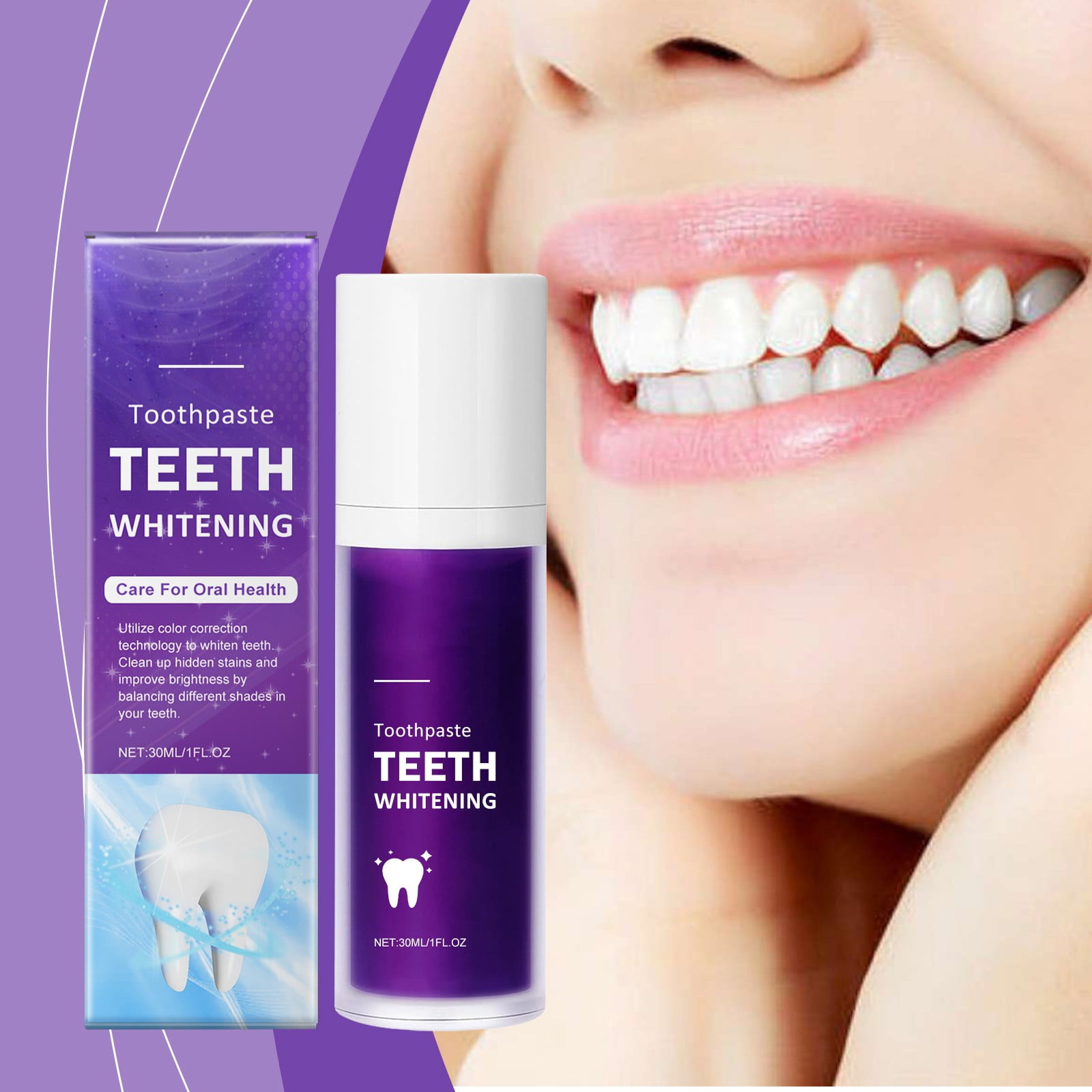 2025 Spring Sales! Toothpaste, Purple Toothpaste For Teeth Teeth ...