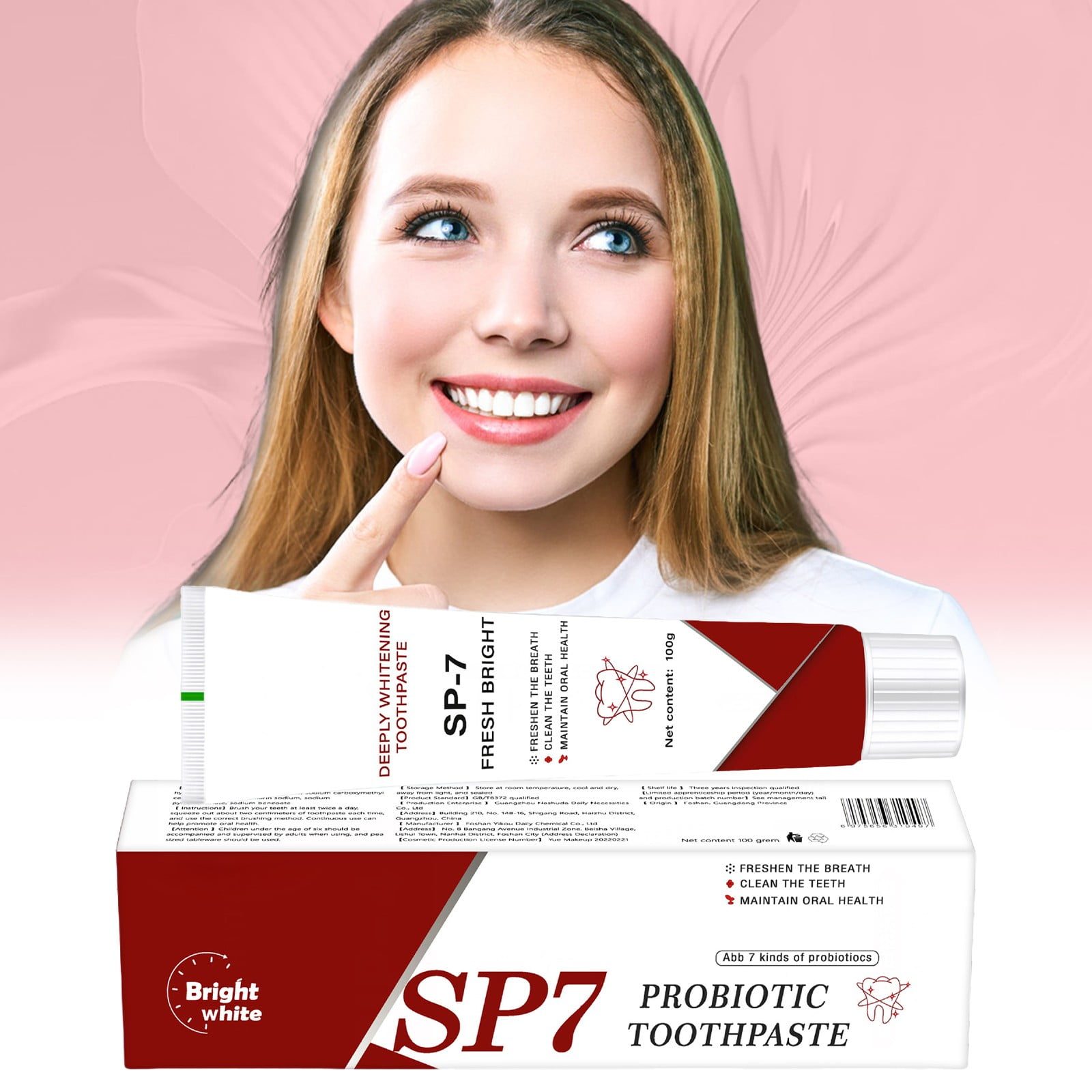 2025 Spring Sales! Toothpaste, SP 7 Probiotic Toothpaste SP 7 Ultra Toothpaste， Keeps Your ...