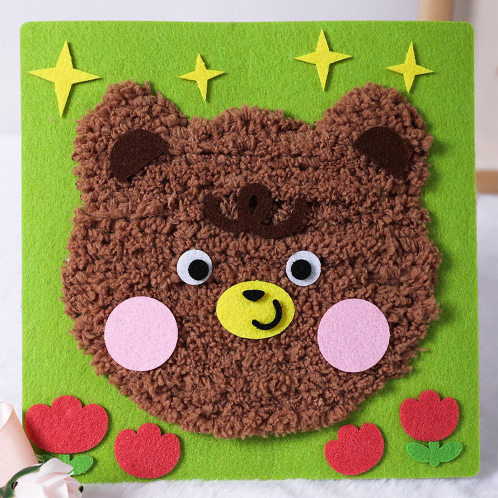 2025 Spring Updated DIY Embroidery Doll Set, Cartoon Animal Sewing ...