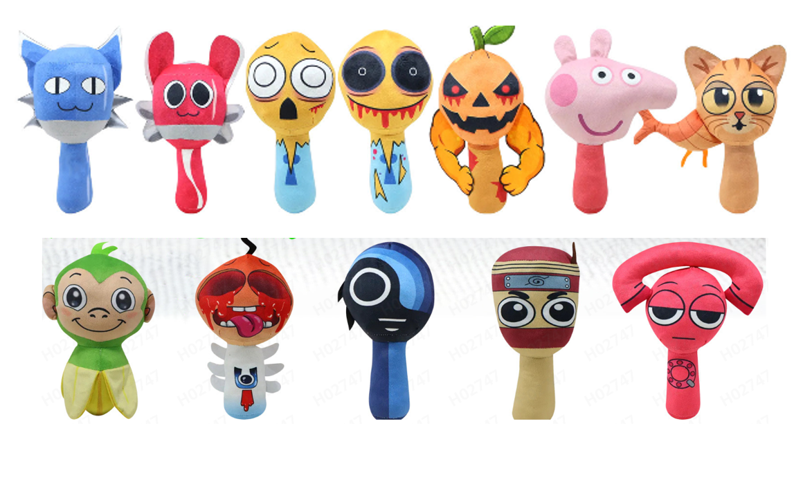2025 Sprunki Cartoon Plush Dolls - New Movie Sprunki Plushies Toys ...