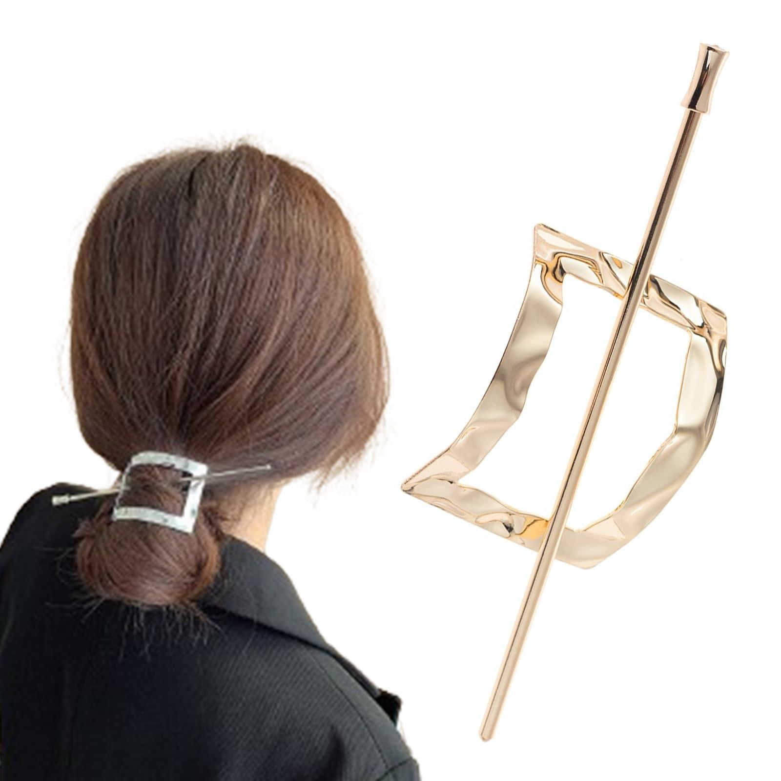 2025 Spring Sales! Barrettes, Hoop And Pin Barrette Vintage Geometric ...