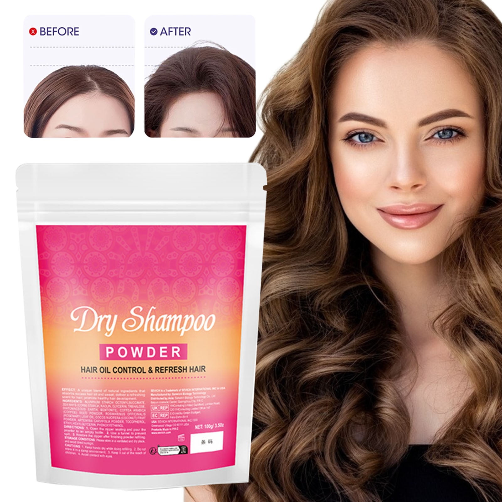 2025 Sring Sales!Hair Care,Dry Shampoo Powder Fresh & Mild (100g) And ...