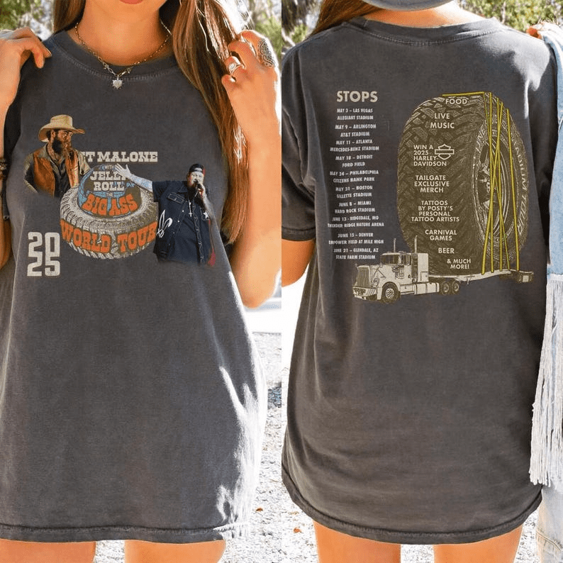 2025 Stadium Tour Tee Retro Music Fan Apparel Concert Graphic Shirt ...