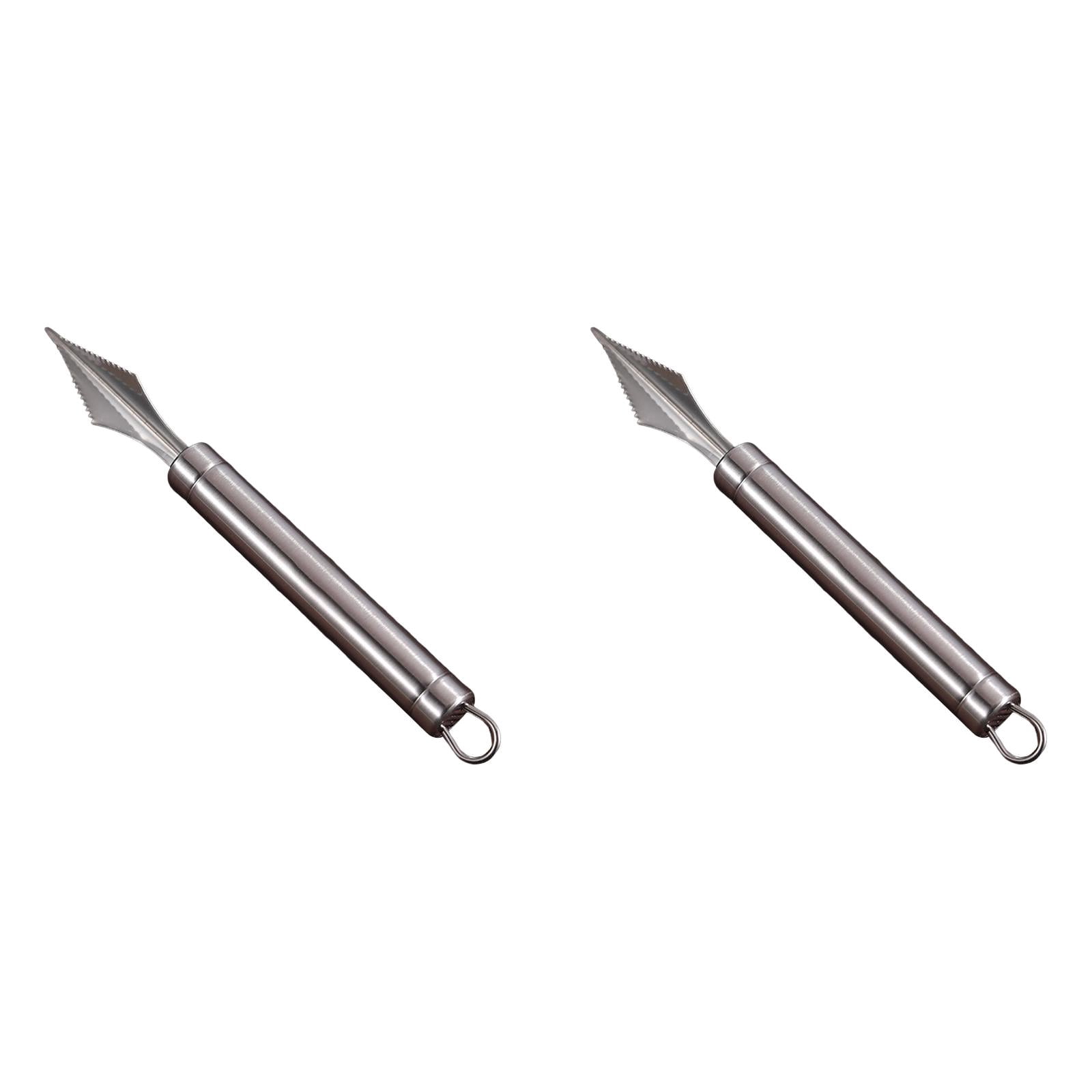 2025 Stainless Steel Melon Baller Scoop Set, Fruit Carving Cutter Knife ...