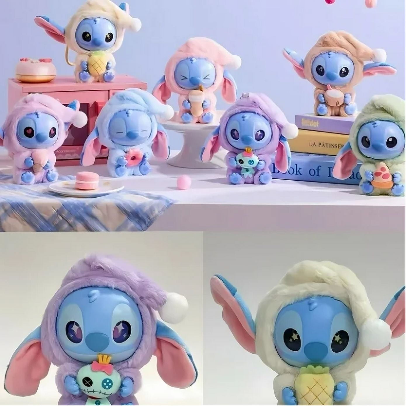 2025 Stitch Eat Something Before Sleep Series Plush Blind Box - Stitch ...