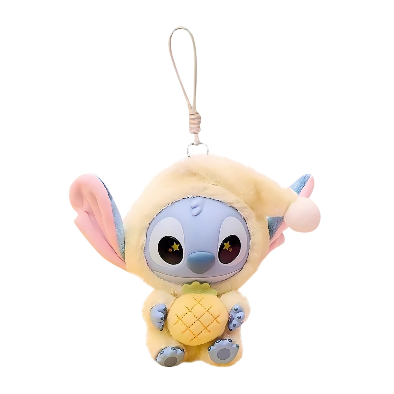 2025 Stitch Eat Something Before Sleep Series Figurines Blind Box - 7" Stitch Plush Keychain ...