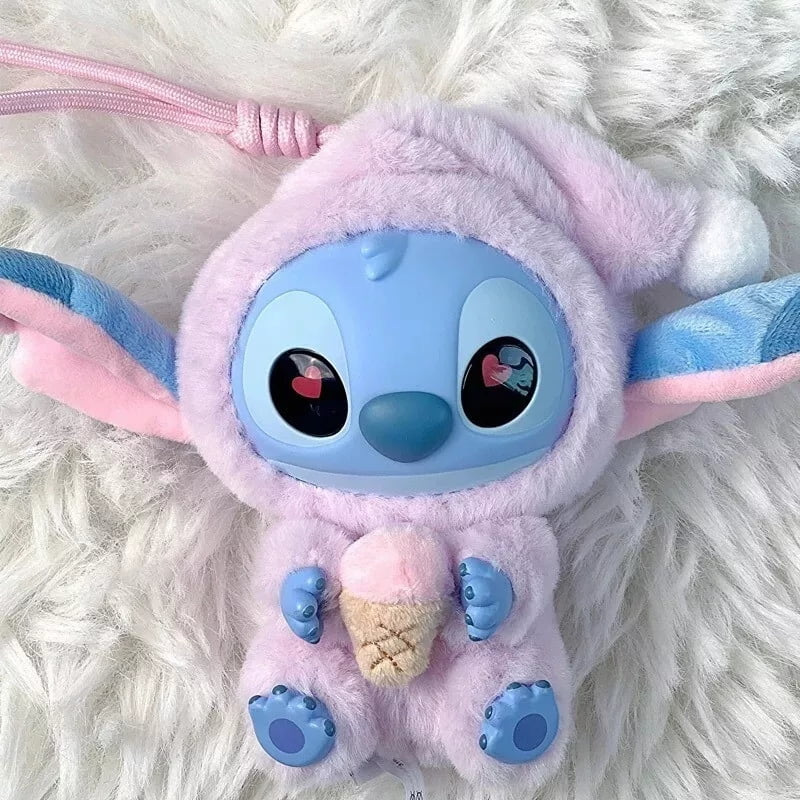 2025 Stitch Eat Something Before Sleep Series Plush Blind Box - 7" Stitch Plush Keychain Toys ...
