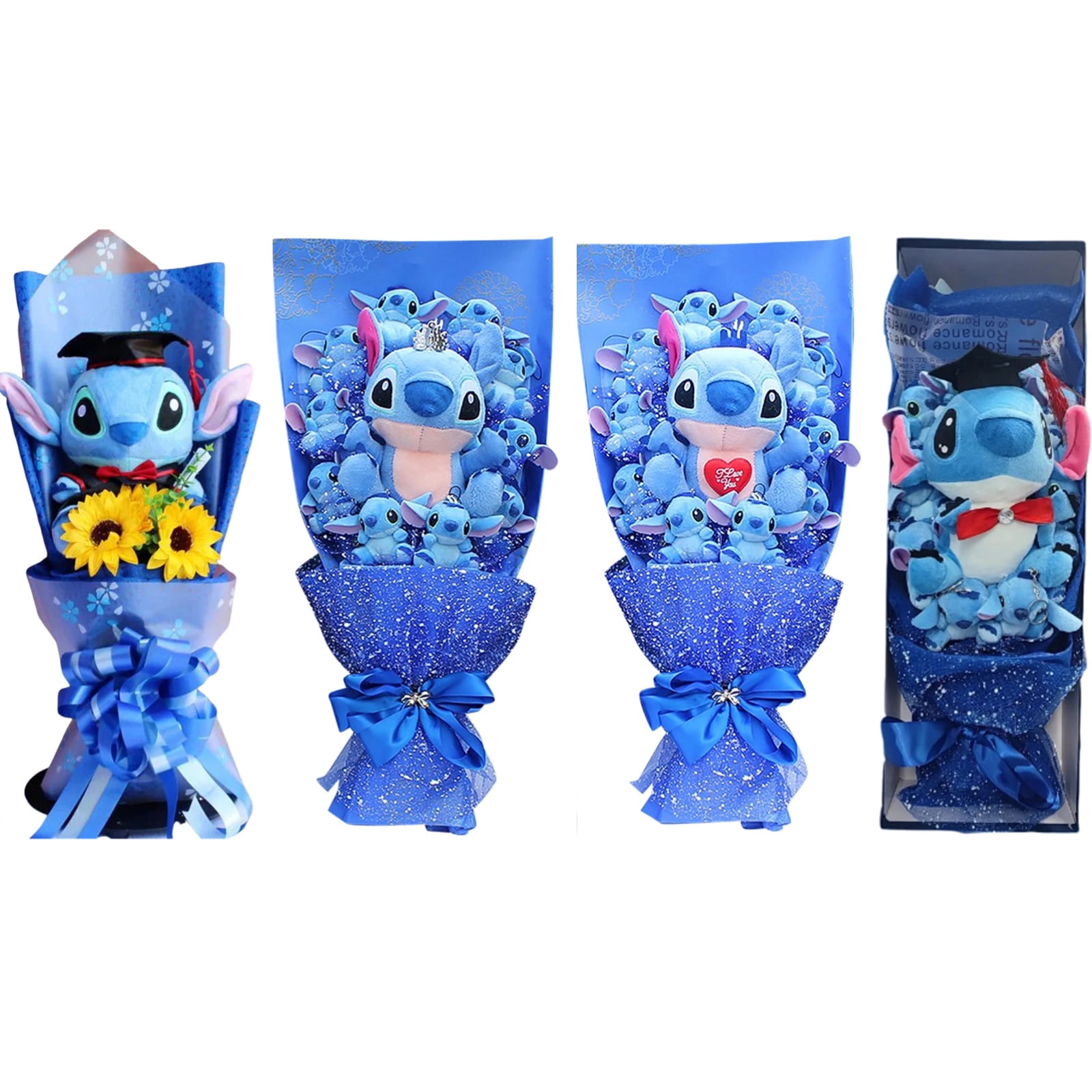 2025 Stitch Graduation Decorations Flower Bouquet, Graduation ...