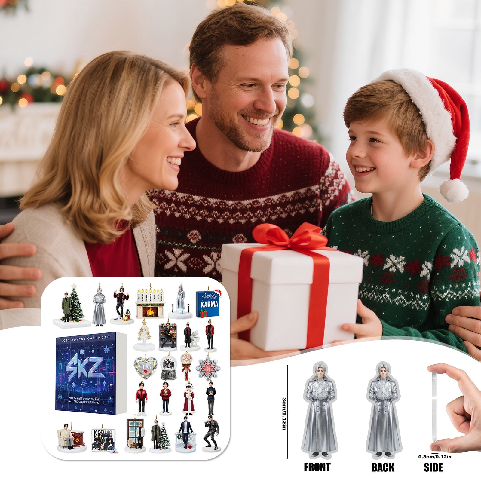 2025 Stray Kids Advent Calendar 2D, 24 Day Countdown Calendar ,With ...